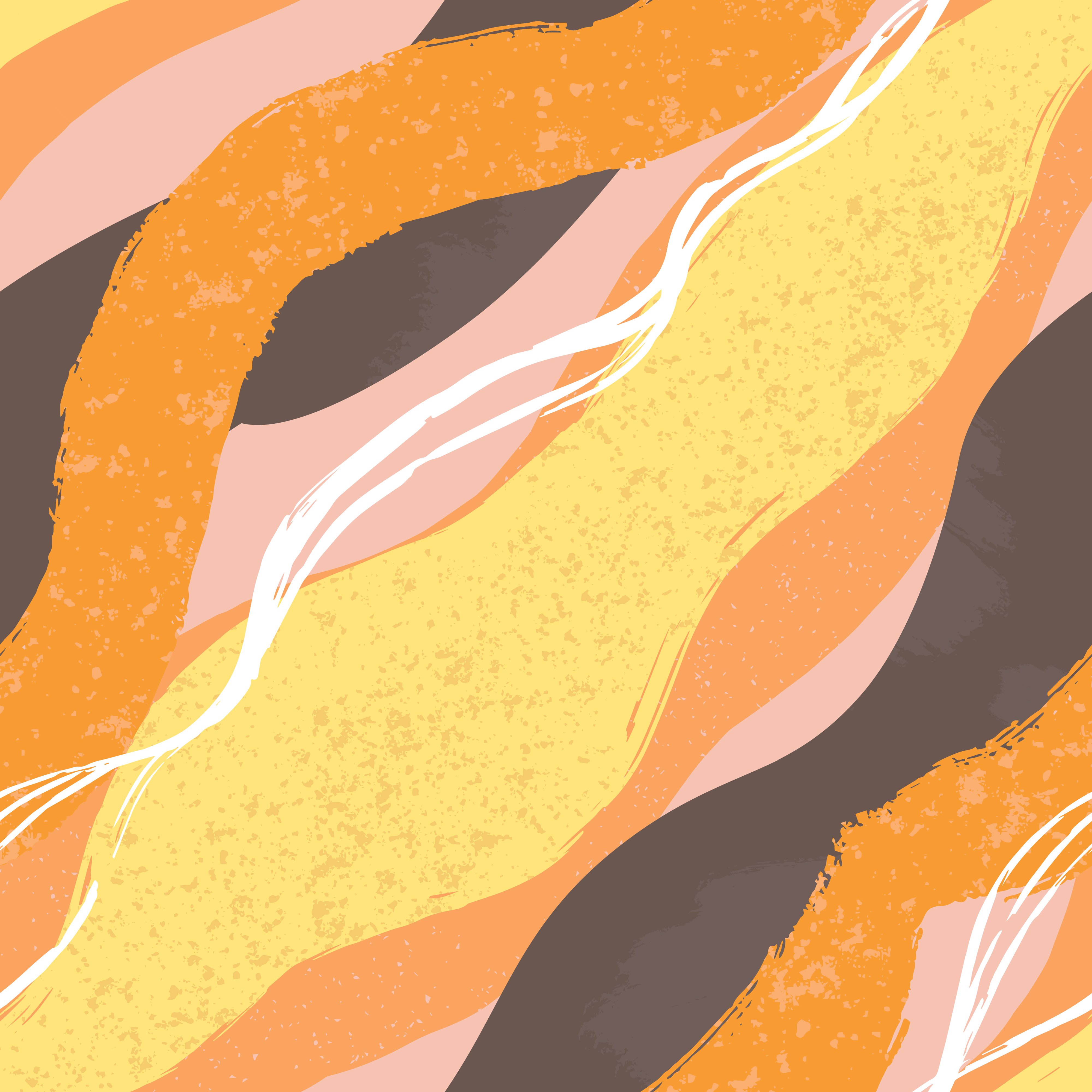 Hand drawn abstract angled wavy lines seamless patterns 1308771 Vector ...