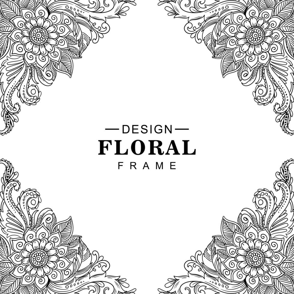Artistic decorative floral frame pattern background 1311265 Vector Art ... Artistic decorative floral frame pattern background 1311265 Vector Art ...