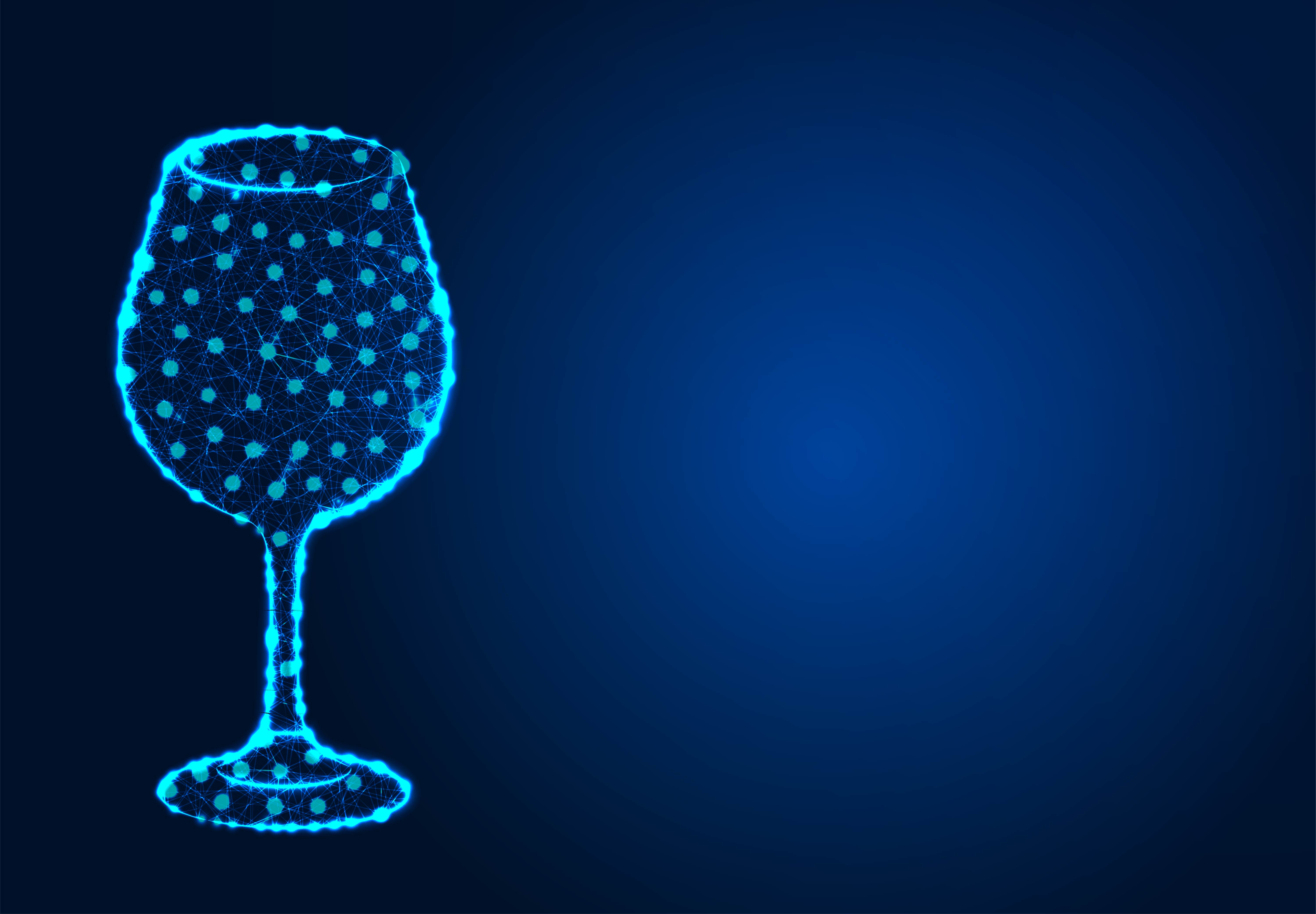 Wine glass low poly abstract design 1311610 Vector Art at Vecteezy