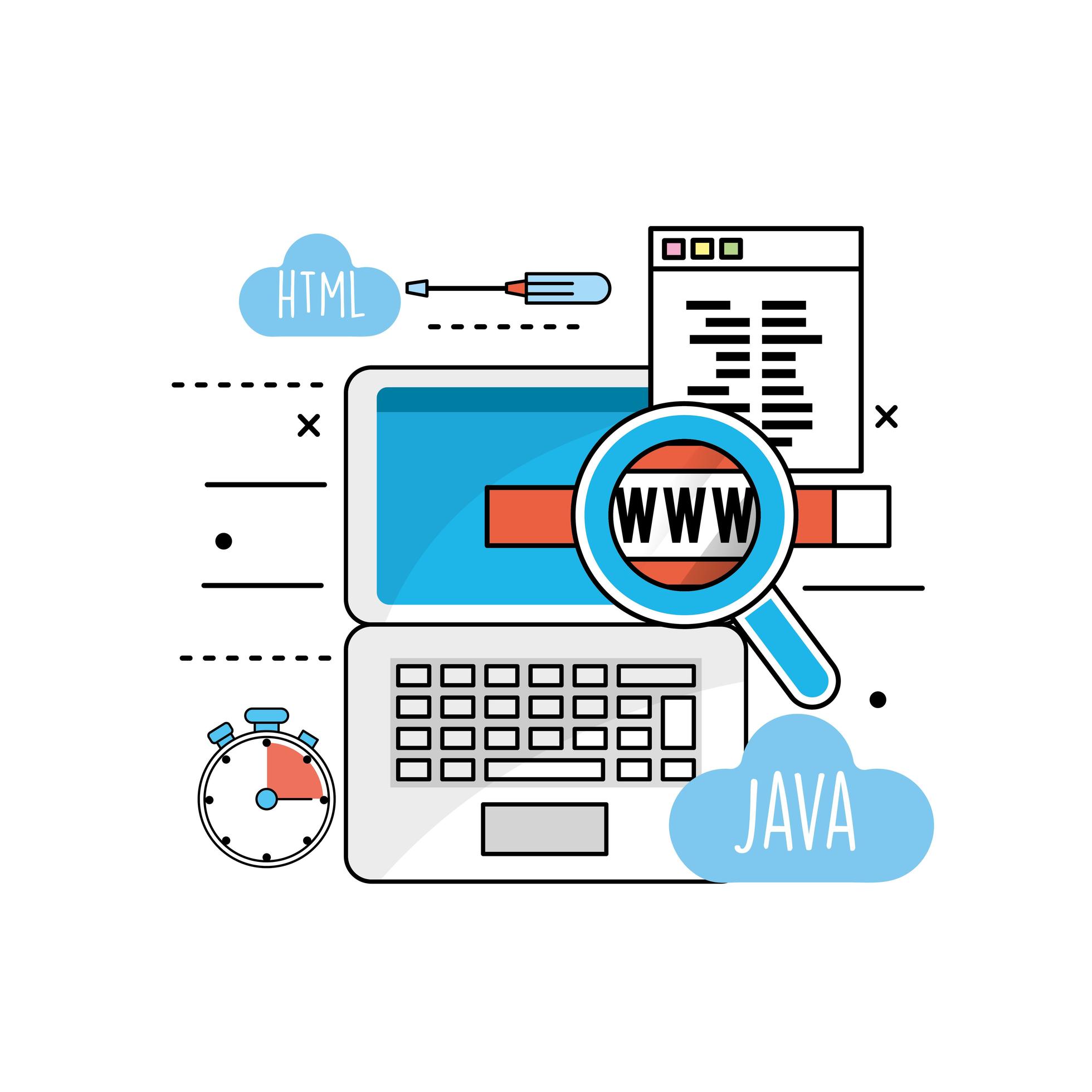 Programming And Coding Concept Design 1311611 Vector Art At Vecteezy