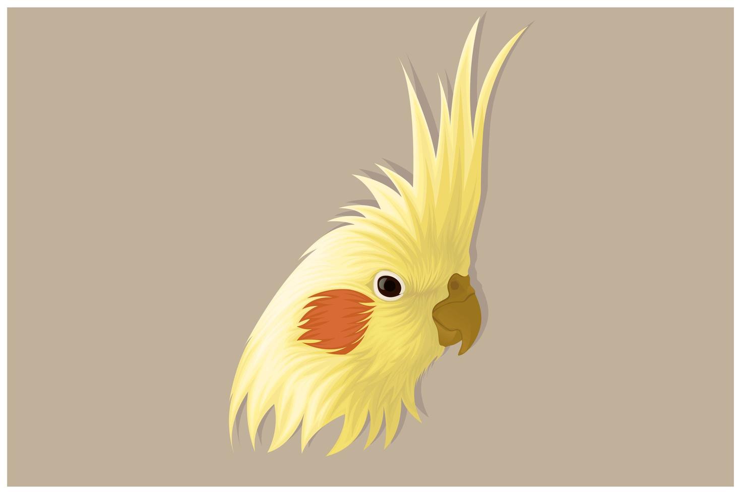 Realistic Style Crested Cockatoo Hand Drawing 1314128 Vector Art At Vecteezy