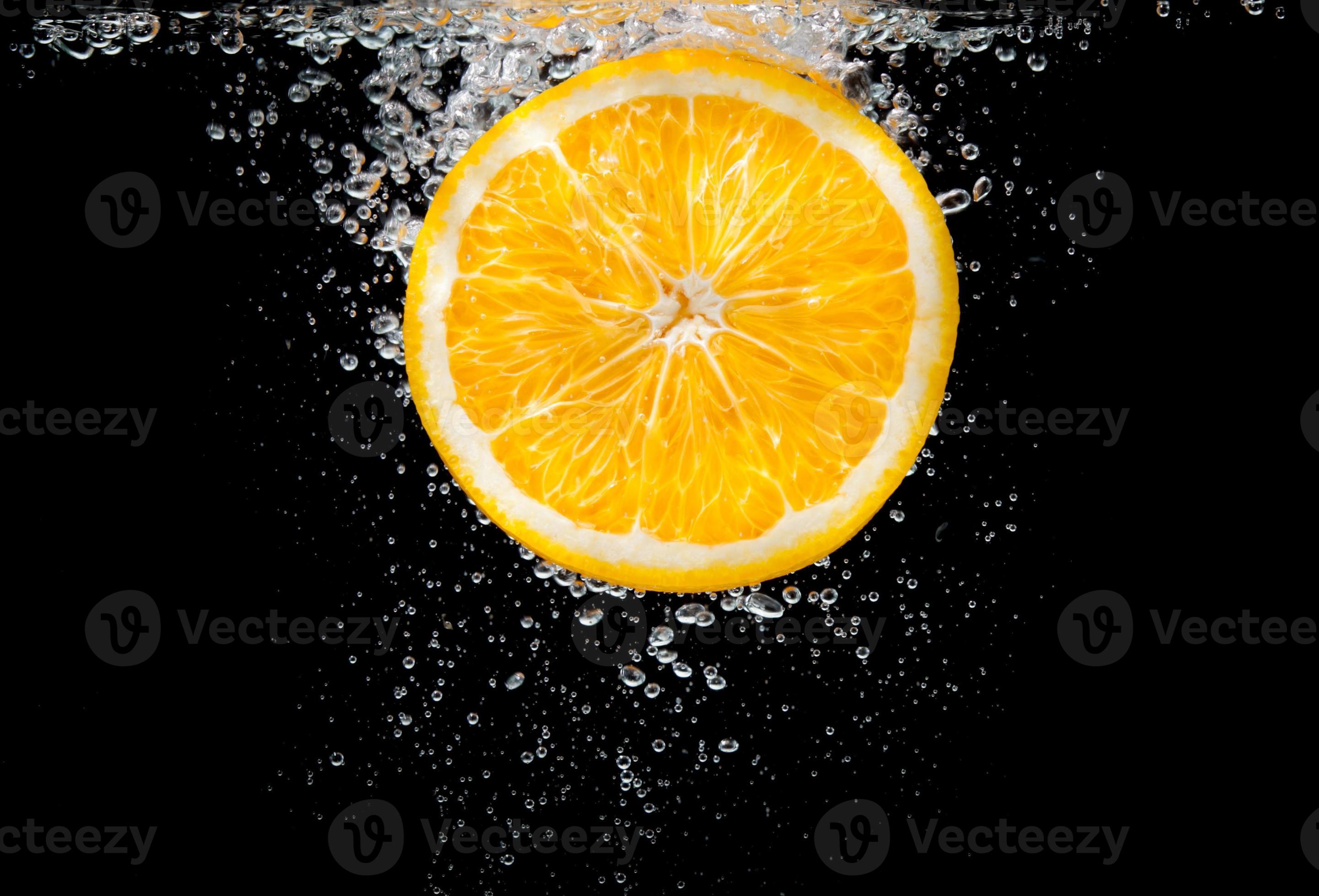 Orange Slice Close Up