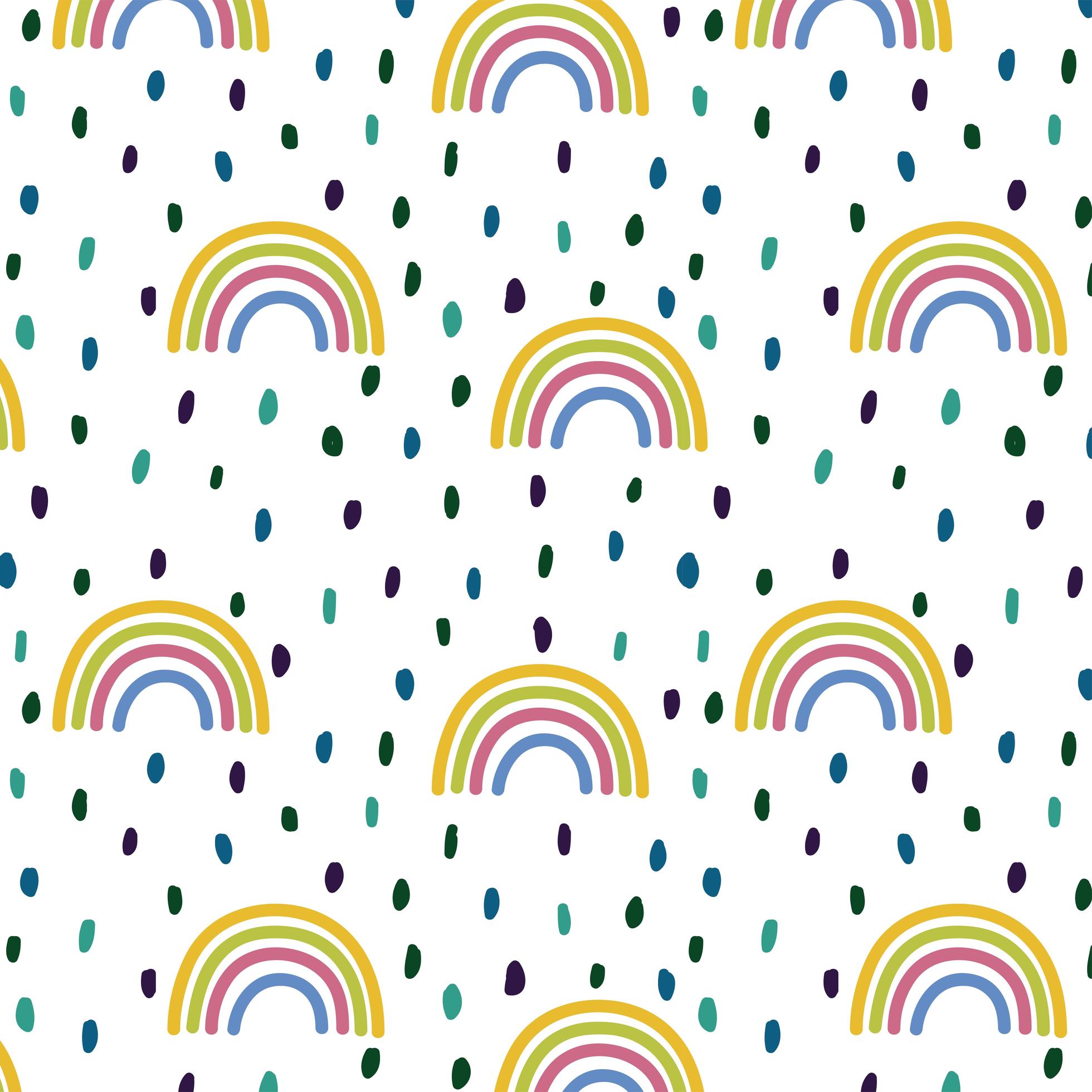 Seamless pattern with rainbows 1338194 Vector Art at Vecteezy