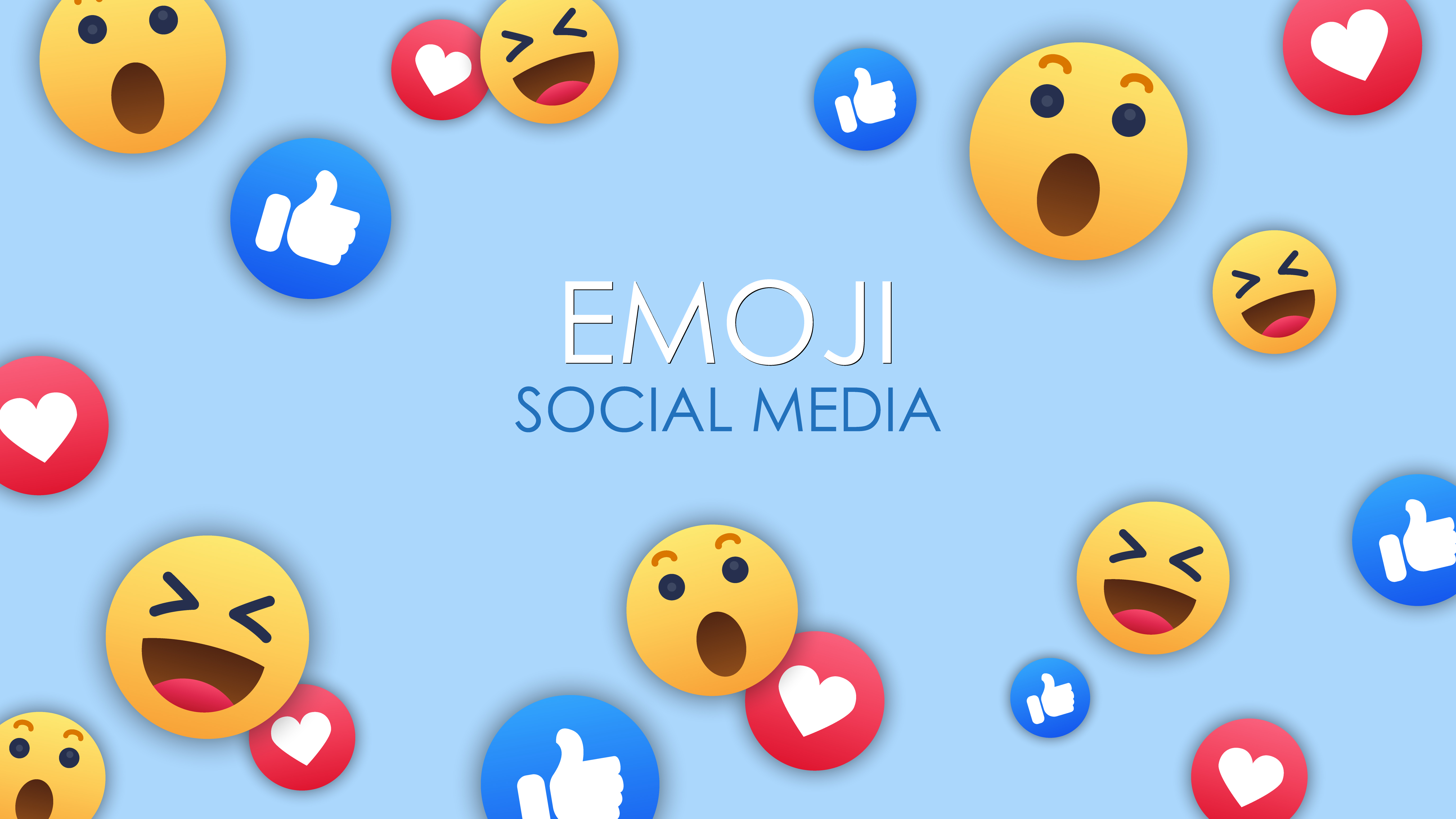 Social media emoji icons background 1338691 Vector Art at Vecteezy