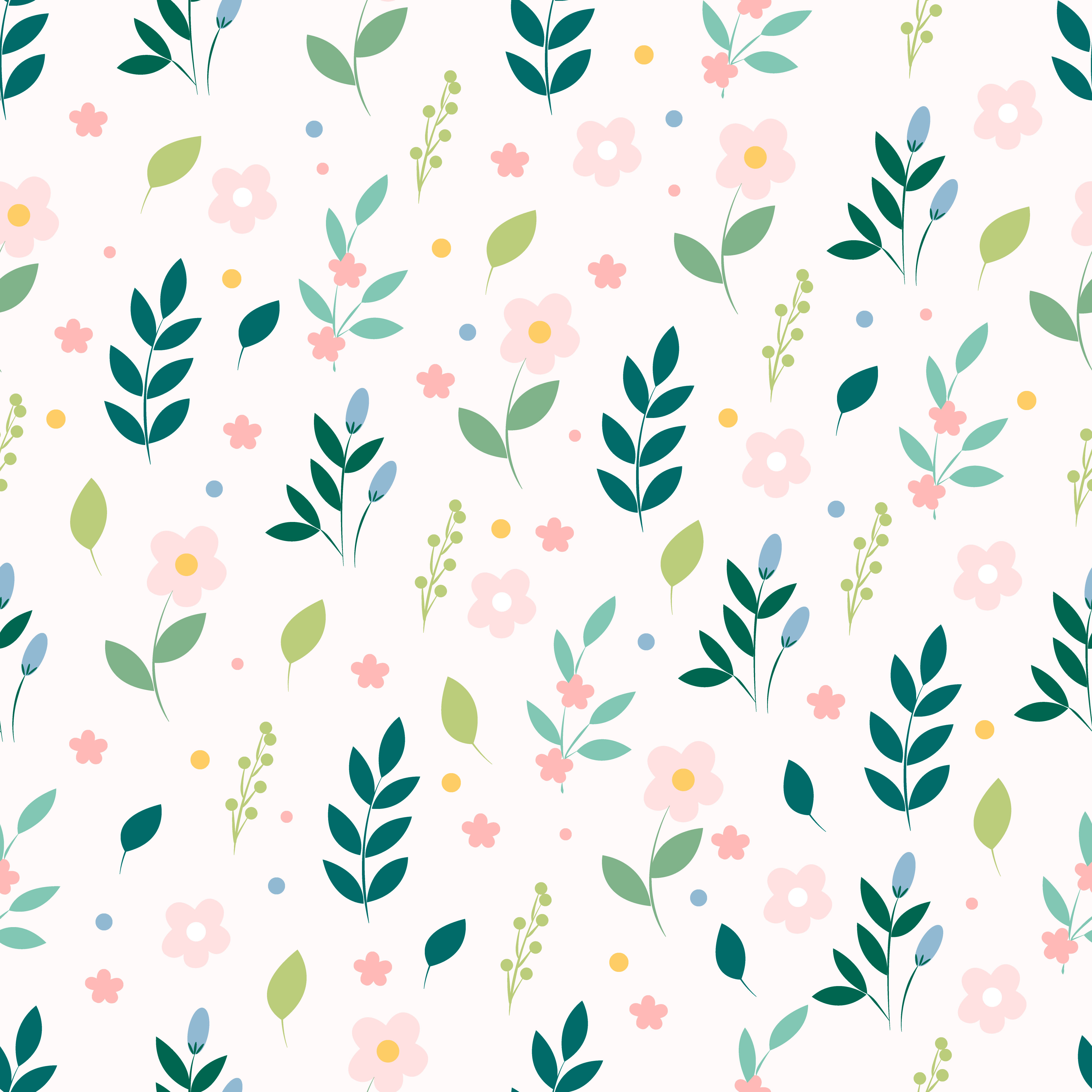 patrón floral transparente con flores 1339164 Vector en Vecteezy