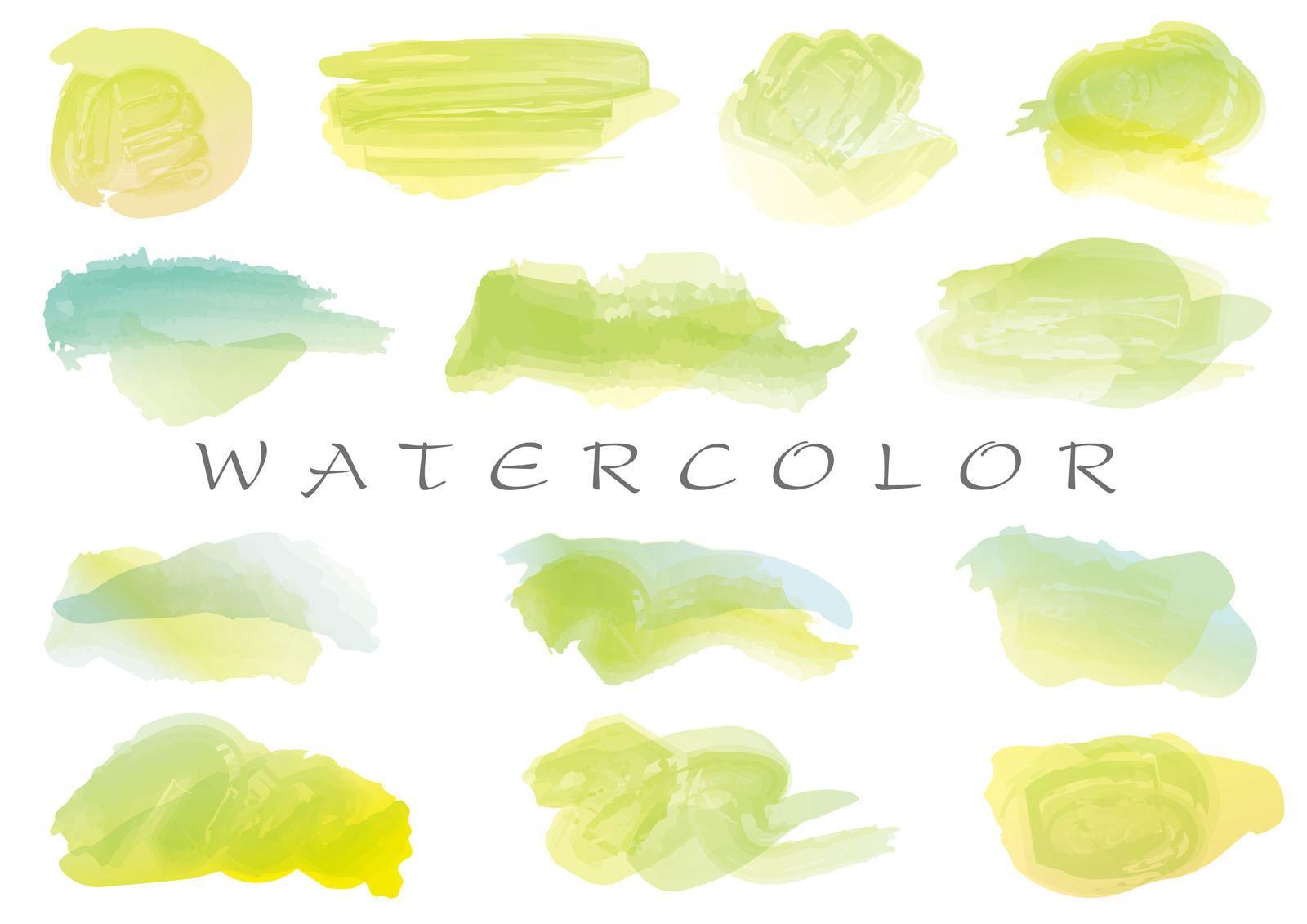 Watercolor brush stroke icon collection 1346807 Vector Art at Vecteezy