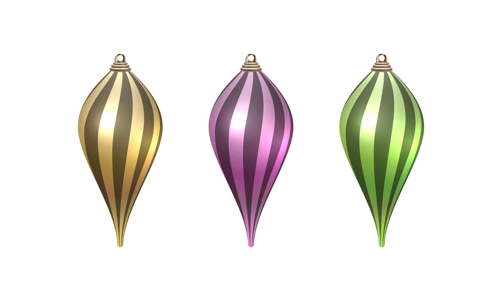 Merry Christmas ornaments set 1401776 Vector Art at Vecteezy
