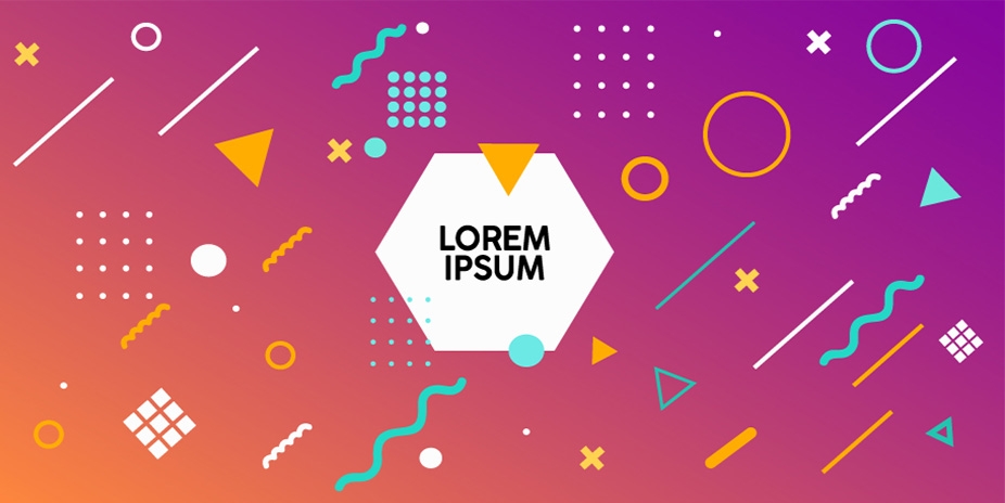 Abstract Bright Geometric Shapes Background 1417831 Vector Art at Vecteezy