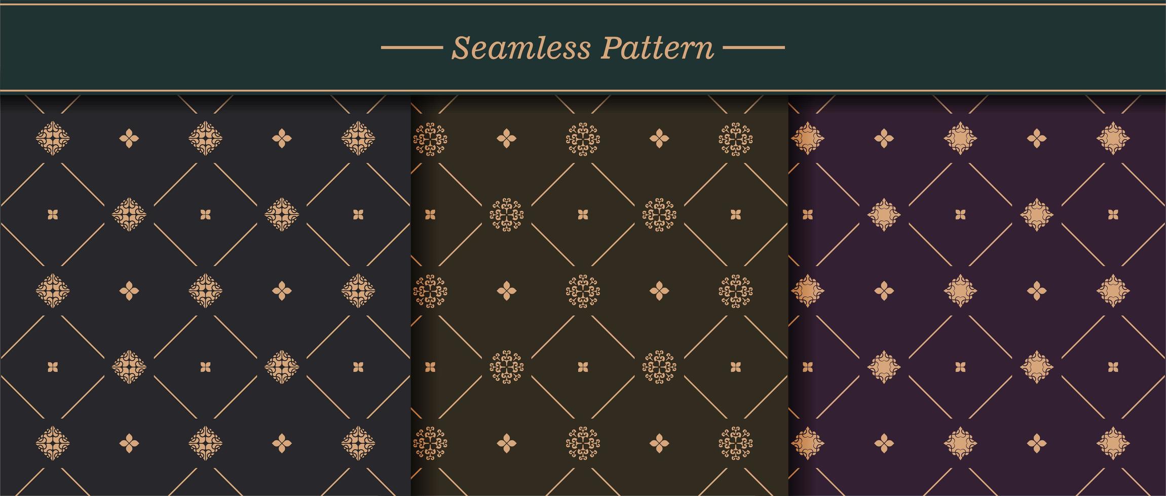 Elegant seamless texture pattern set 1427536 Vector Art at Vecteezy