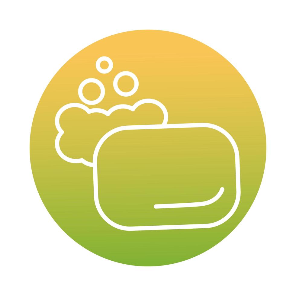 Soap with foam block style icon 1432069 Vector Art at Vecteezy