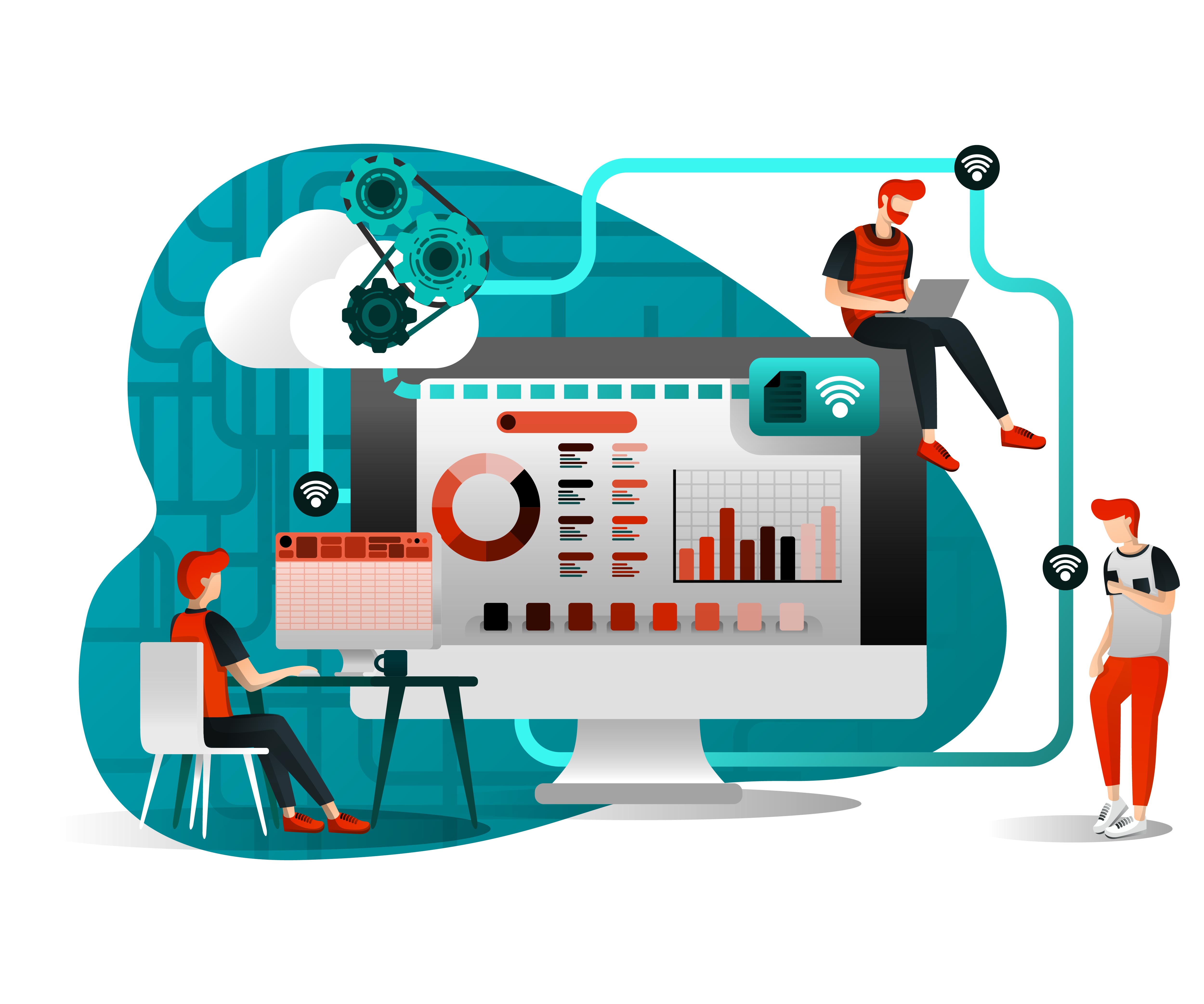 Management Information System Vector Art Icons And Graphics For Free Management Information System Vector Art Icons And Graphics For Free
