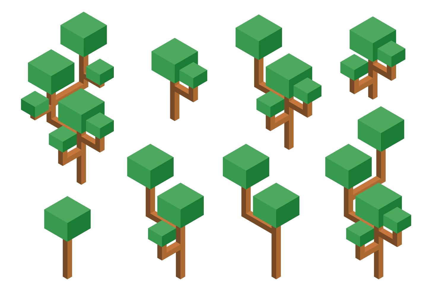 Isometric tree set 1437731 Vector Art at Vecteezy Isometric tree set 1437731 Vector Art at Vecteezy