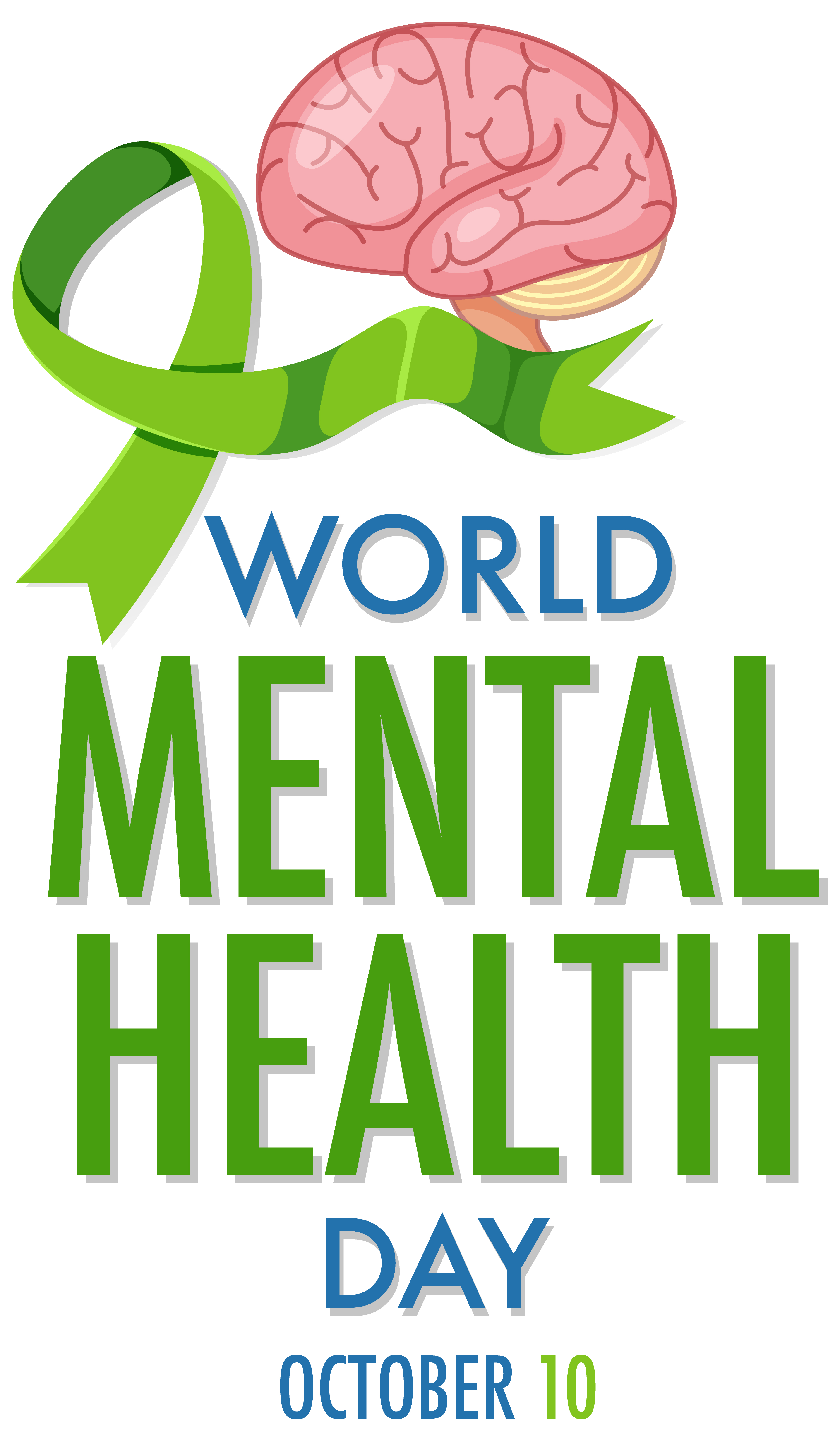 World Mental Health Day Poster 1445966 Vector Art At Vecteezy