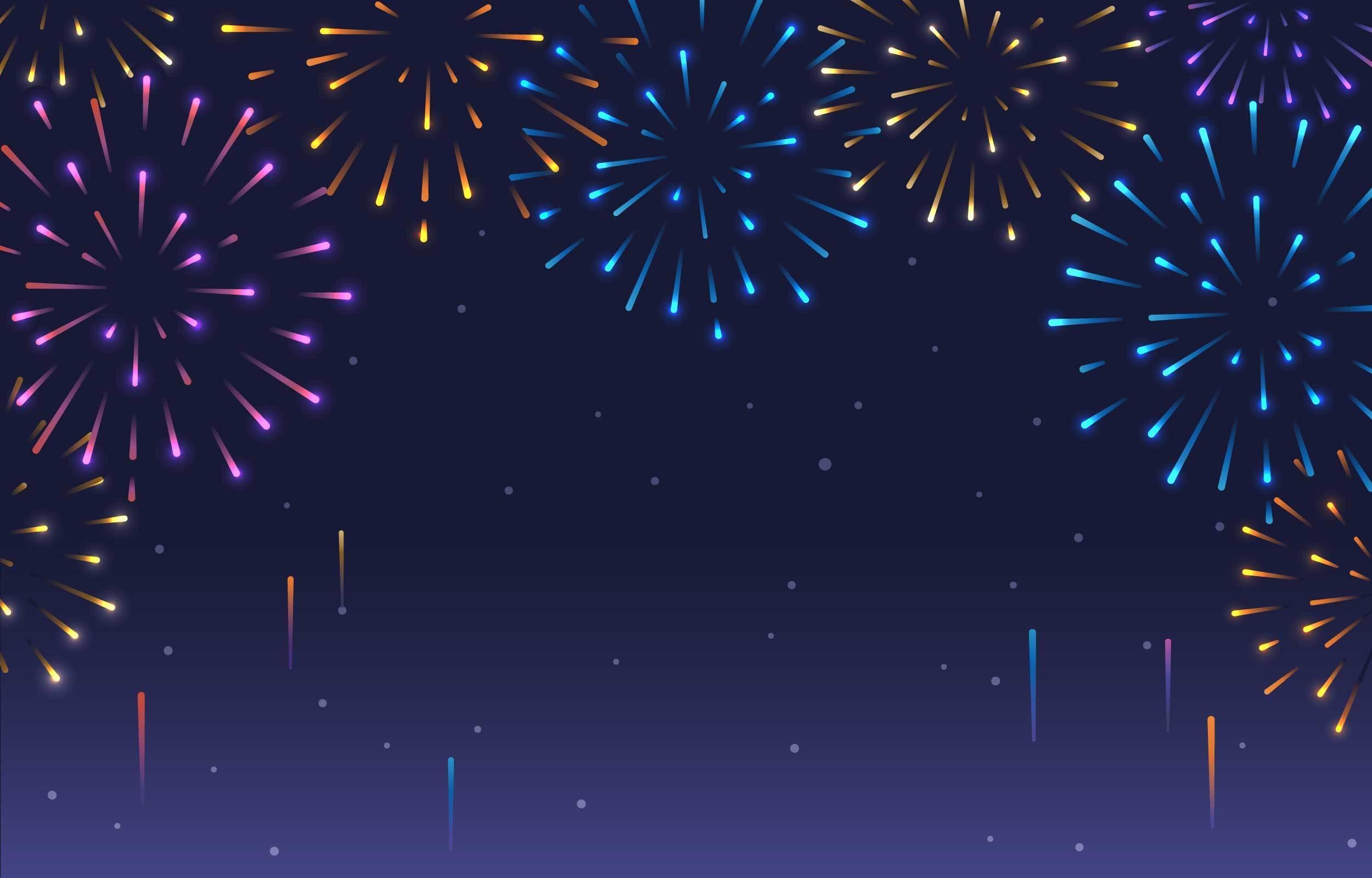 Colorful Fireworks Background 1446173 Vector Art at Vecteezy Colorful Fireworks Background 1446173 Vector Art at Vecteezy