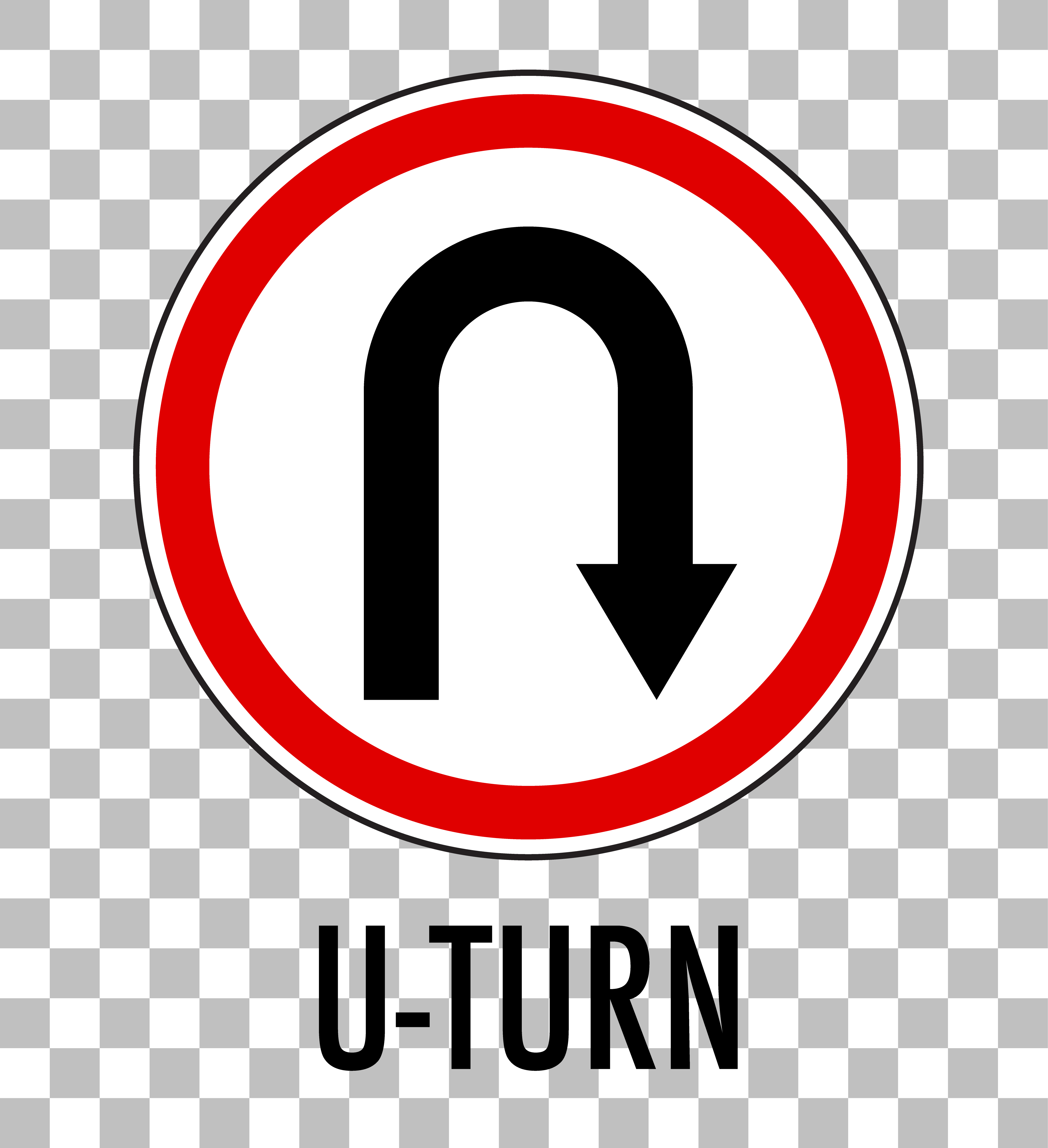 U-turn sign isolated on transparent background 1481827 Vector Art at ... U-turn sign isolated on transparent background 1481827 Vector Art at ...