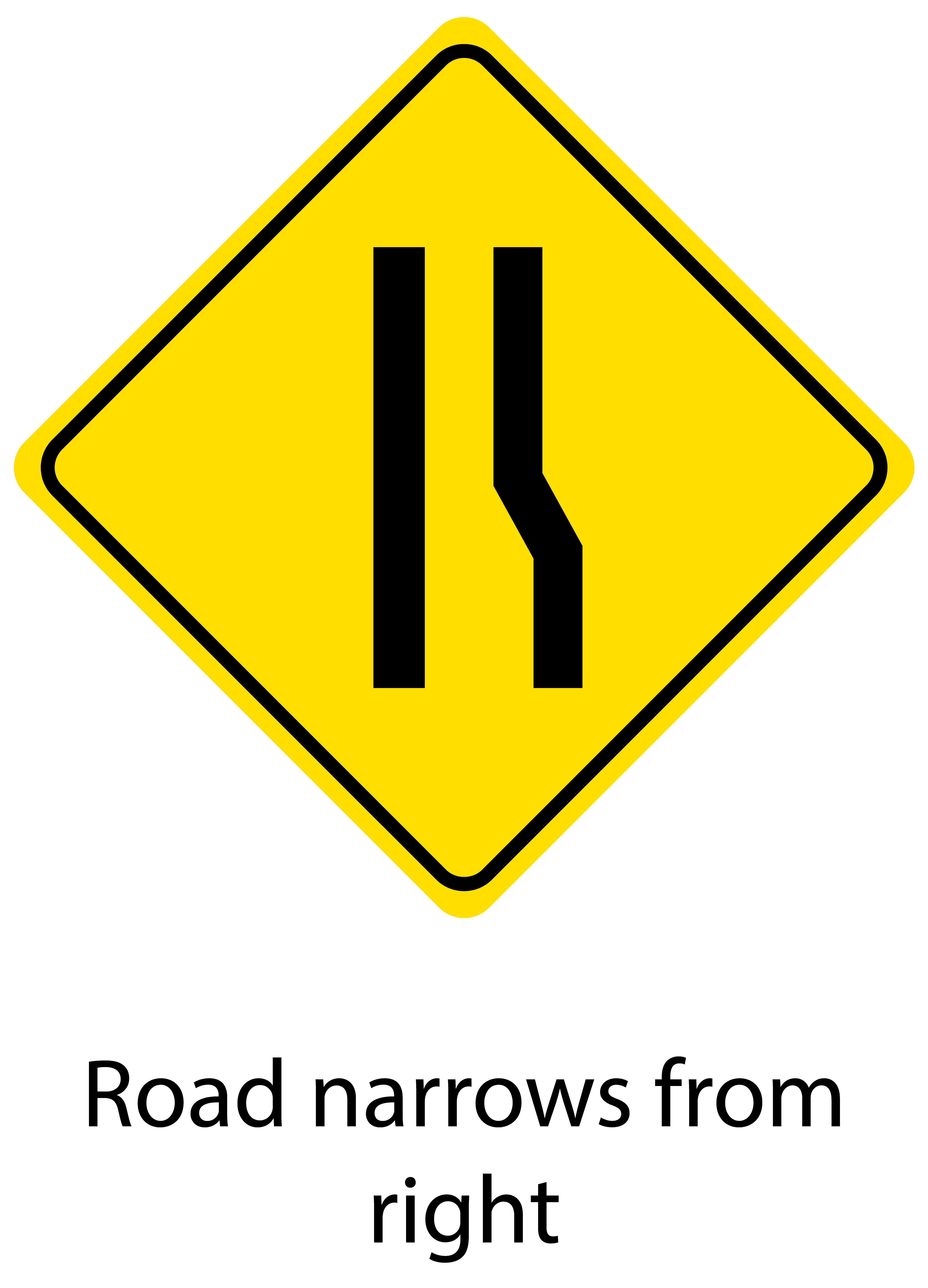 Yellow traffic warning sign on white background 1482655 Vector Art at ... Yellow traffic warning sign on white background 1482655 Vector Art at ...