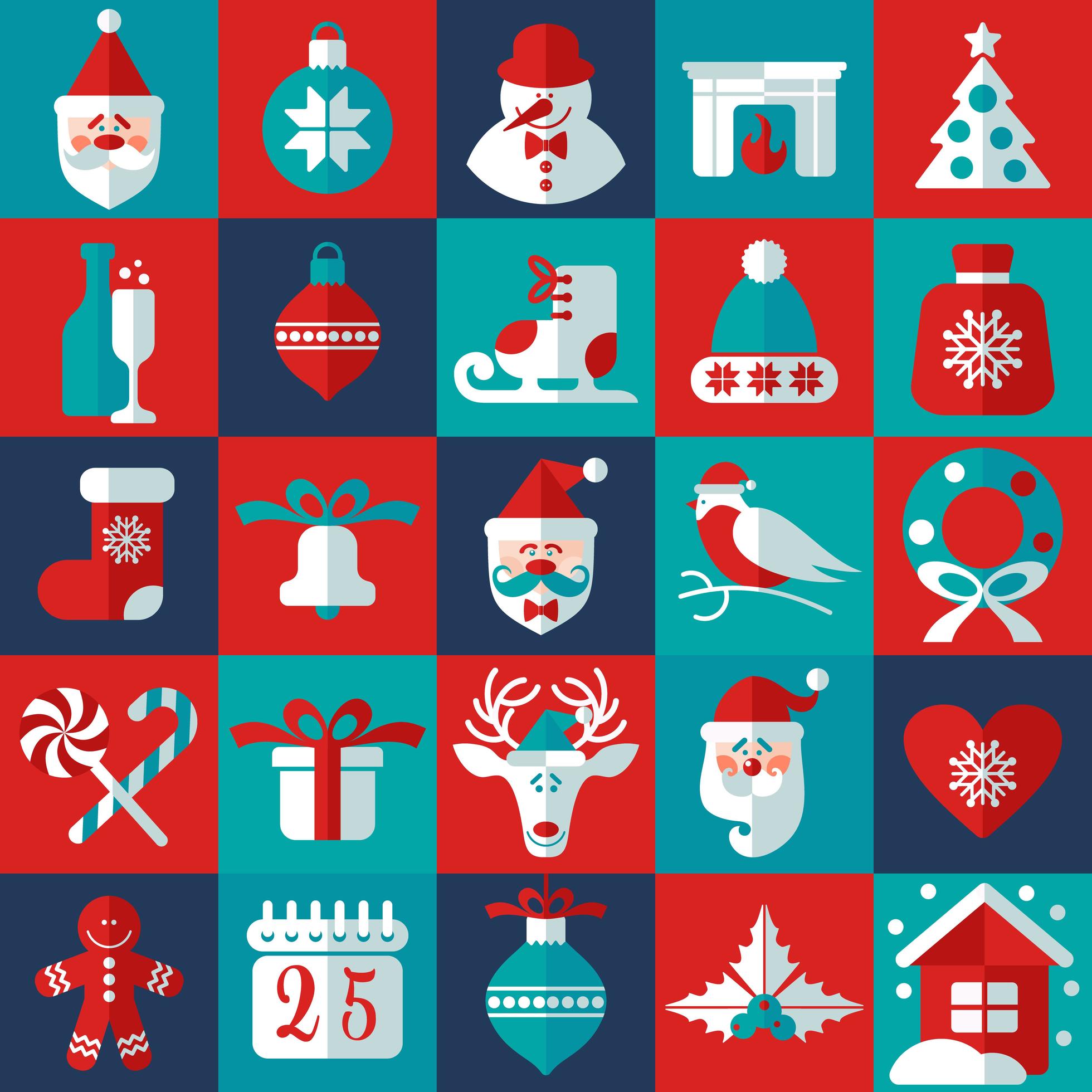 Christmas design elements 1501929 Vector Art at Vecteezy