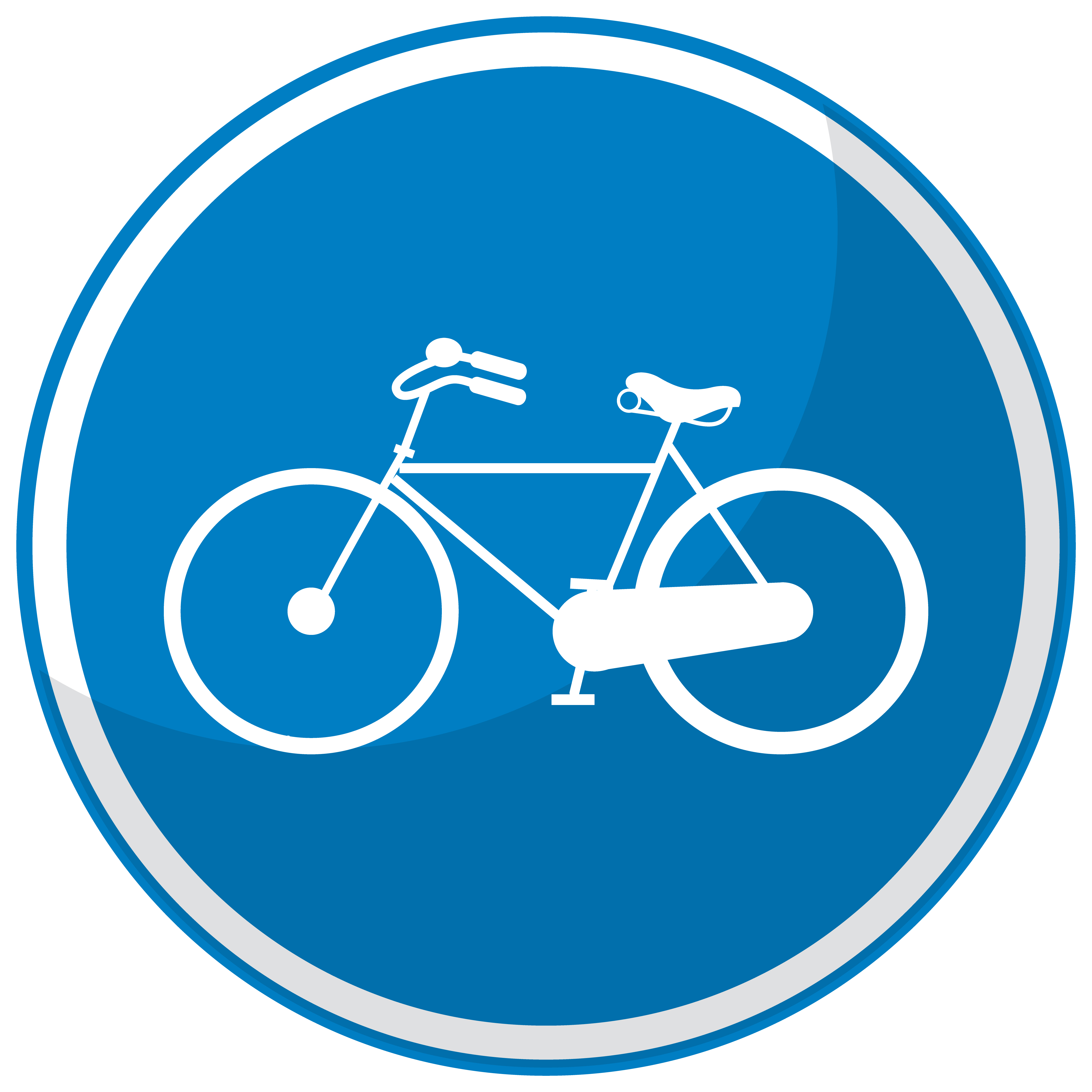 Blue traffic sign on white background 1520261 Vector Art at Vecteezy