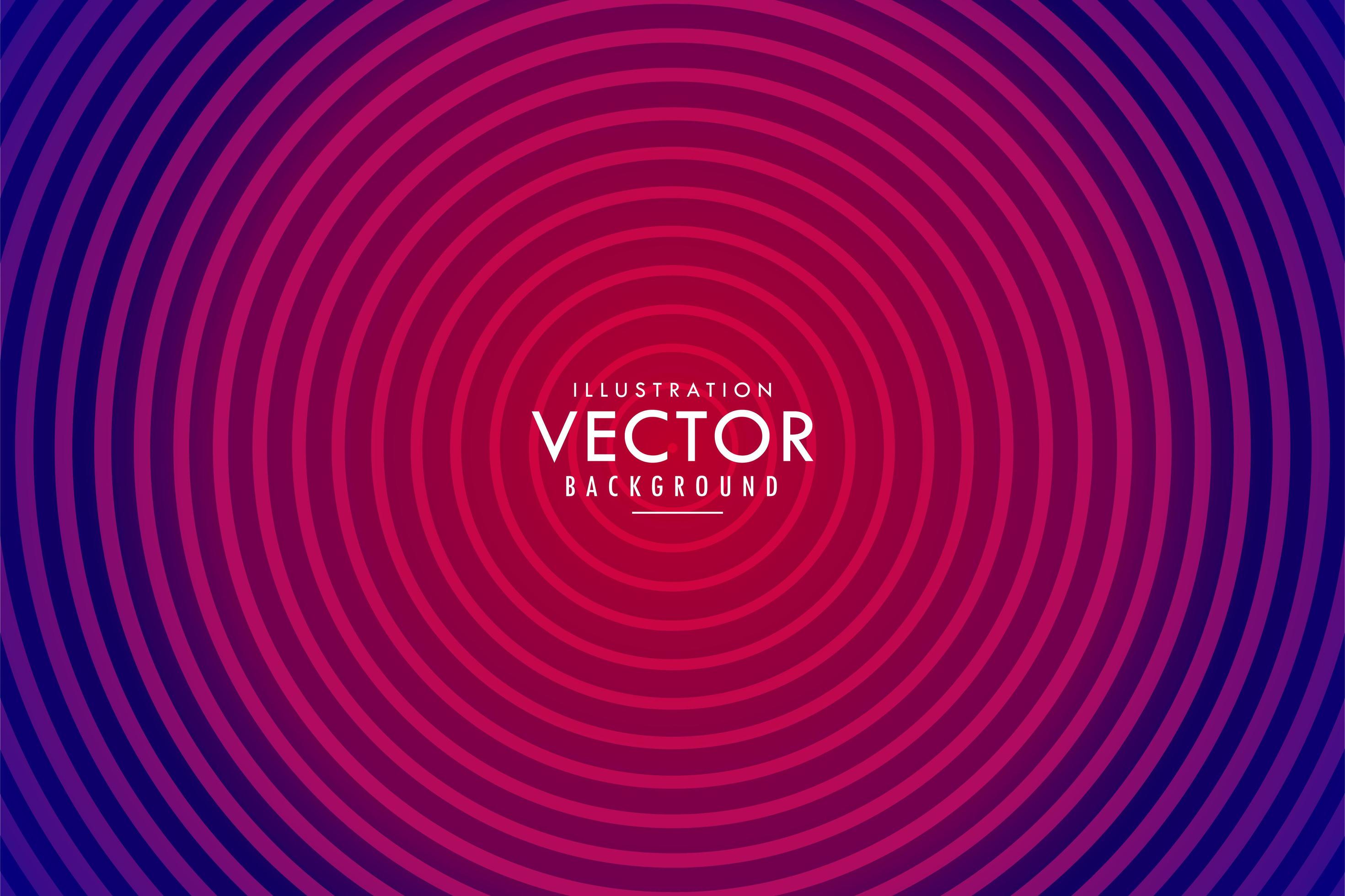 Purple pink gradient trendy concentric circle design 1545846 Vector Art ...