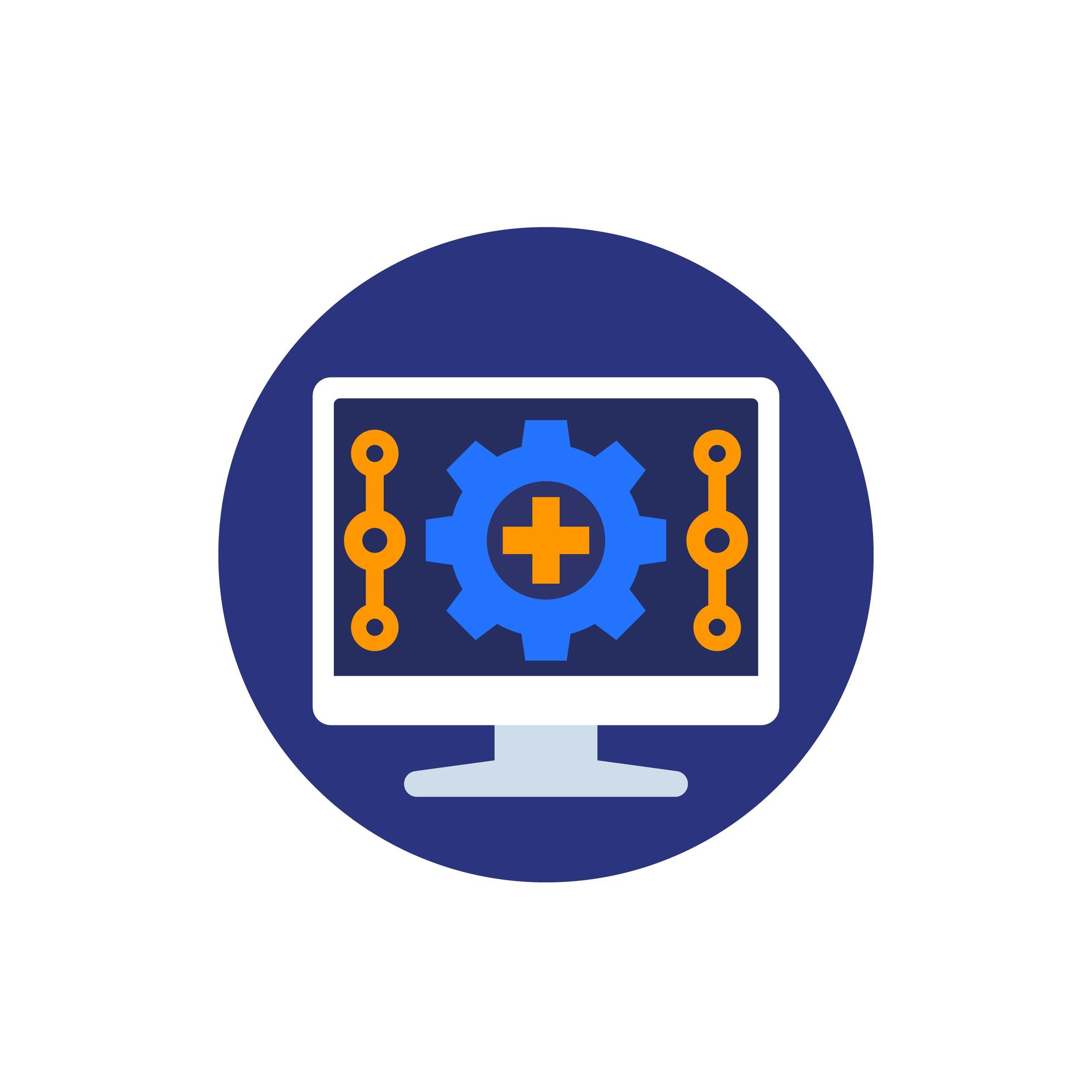 Framework Icon Flat Design 1631626 Vector Art At Vecteezy