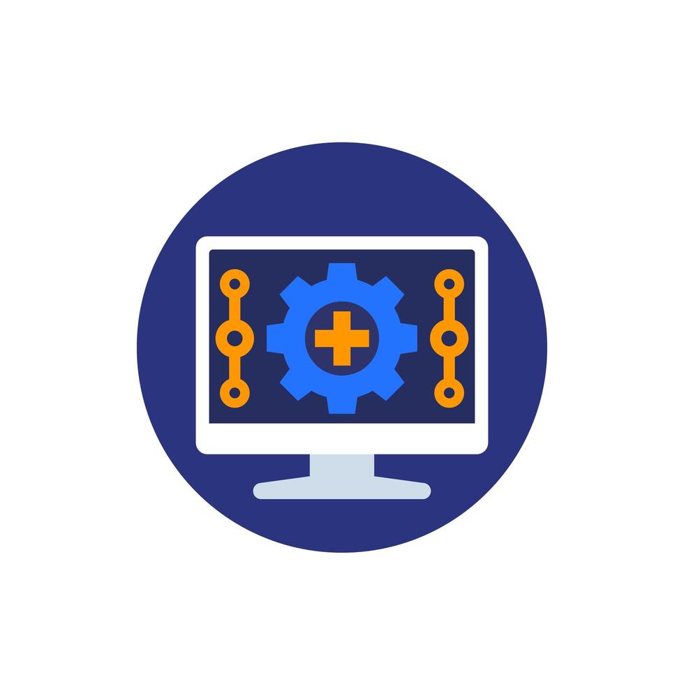 Framework icon, flat design 1631626 Vector Art at Vecteezy