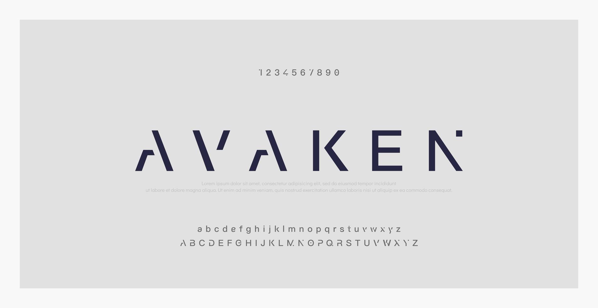 Abstract minimal modern font 1641998 Vector Art at Vecteezy Abstract minimal modern font 1641998 Vector Art at Vecteezy