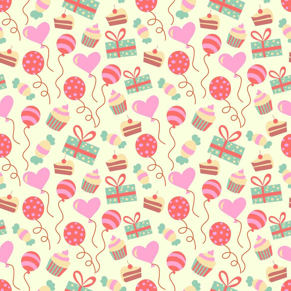 Happy Birthday seamless pattern 1643864 Vector Art at Vecteezy Happy Birthday seamless pattern 1643864 Vector Art at Vecteezy