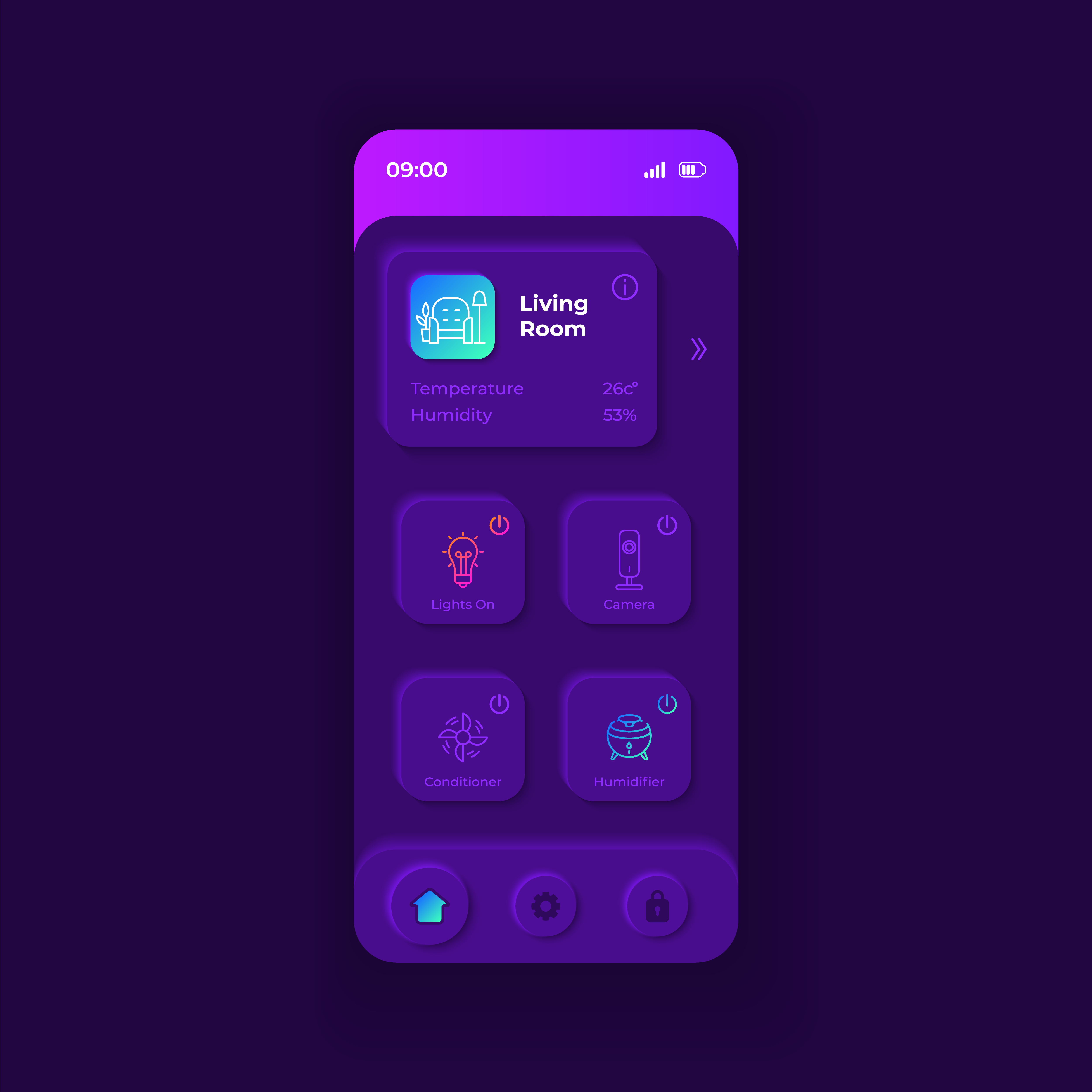 Iot Application Smartphone Interface Template 1734982 Vector Art At