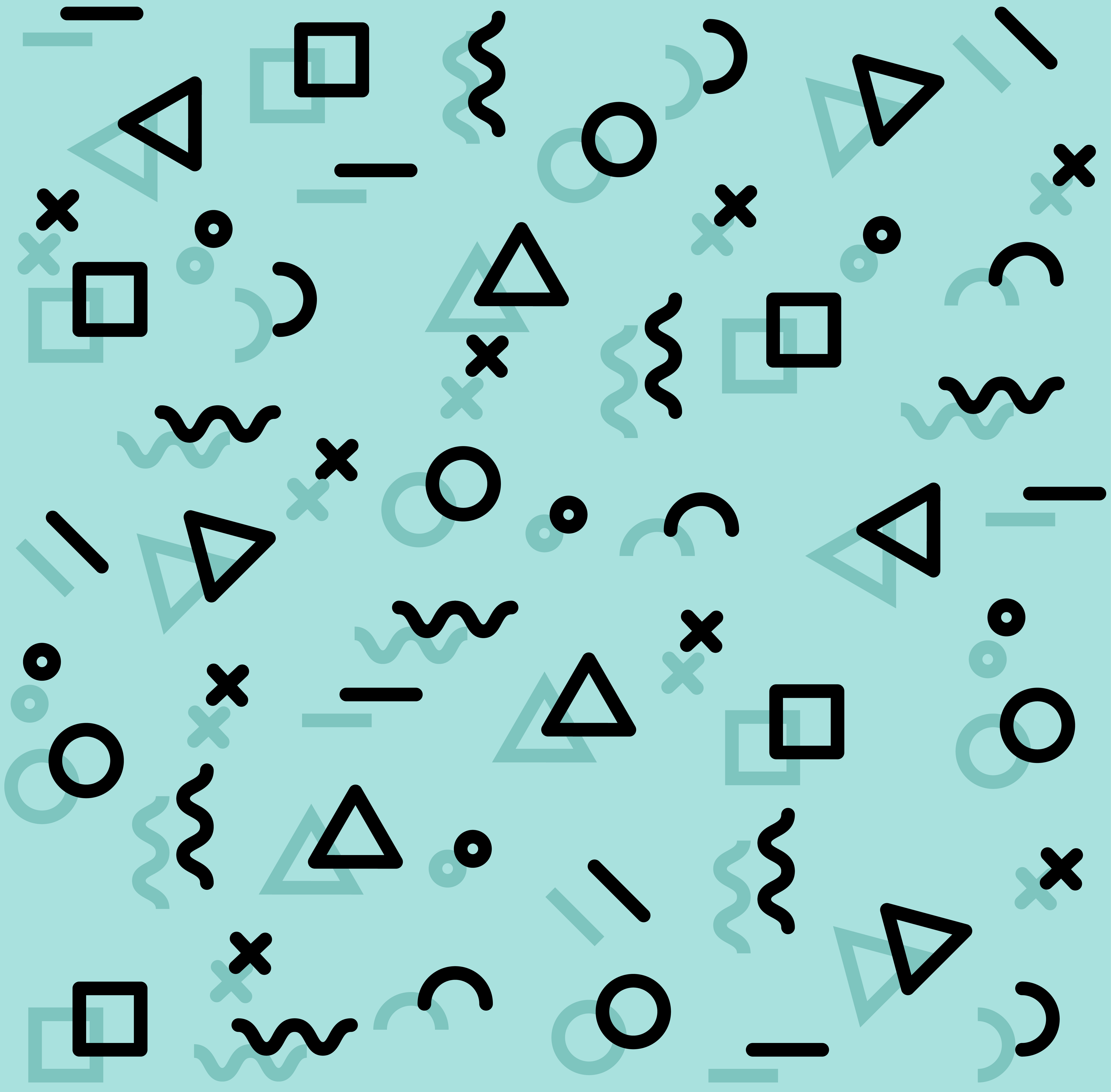 Seamless pattern of fun Memphis style shapes 1735008 Vector Art at Vecteezy Seamless pattern of fun Memphis style shapes 1735008 Vector Art at Vecteezy