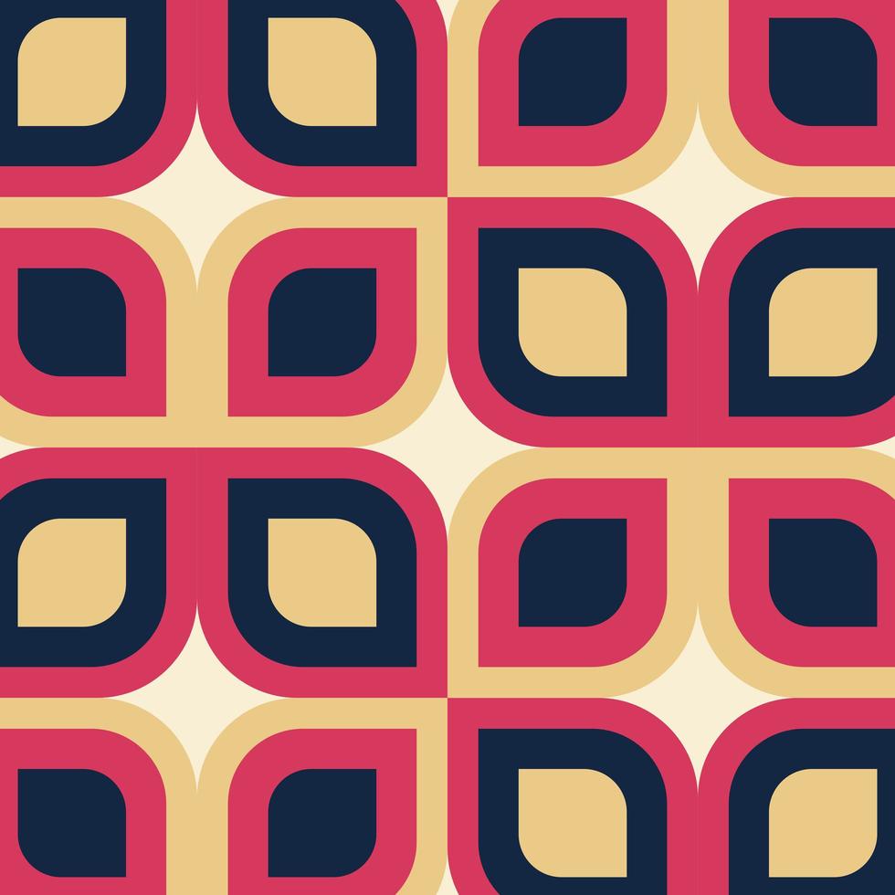 Retro geometric pattern. Abstract background 1735362 Vector Art at Vecteezy