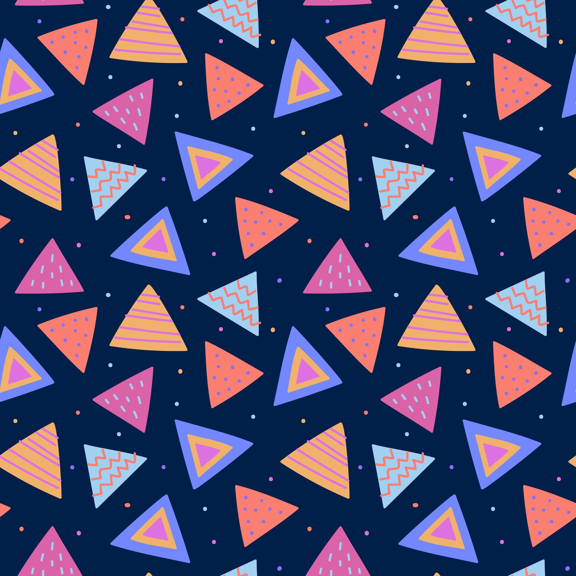 Seamless geometric pattern with triangles 1762652 Vector Art at Vecteezy