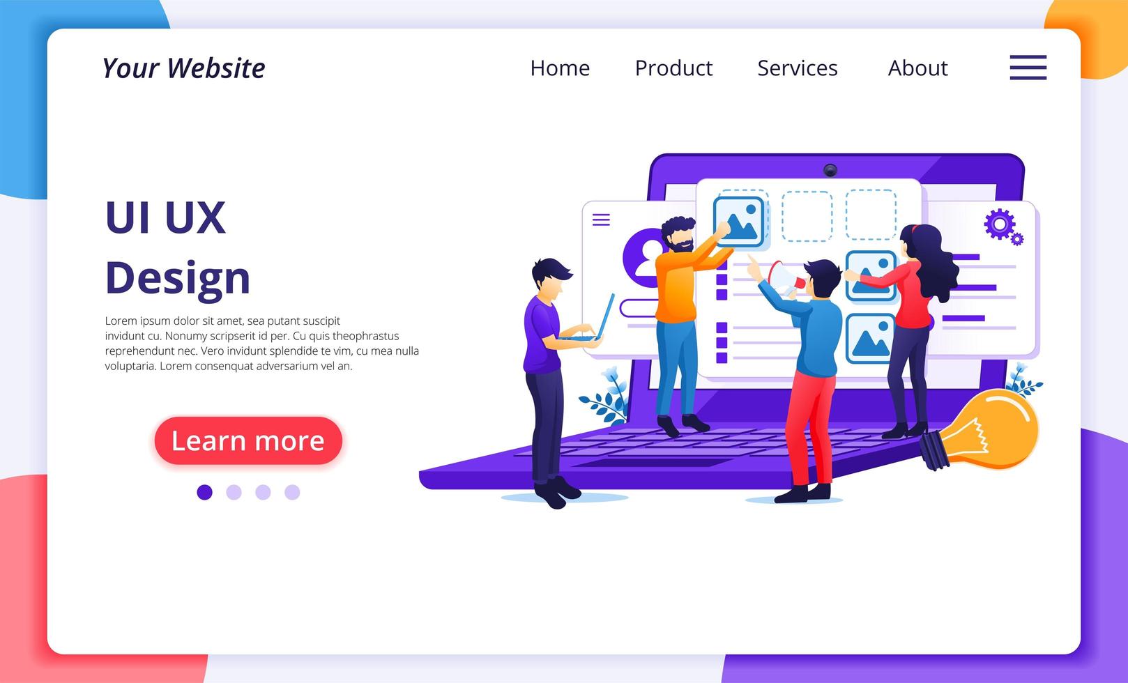 UI UX design concept, people creating an application design 1776889 ... UI UX design concept, people creating an application design 1776889 ...