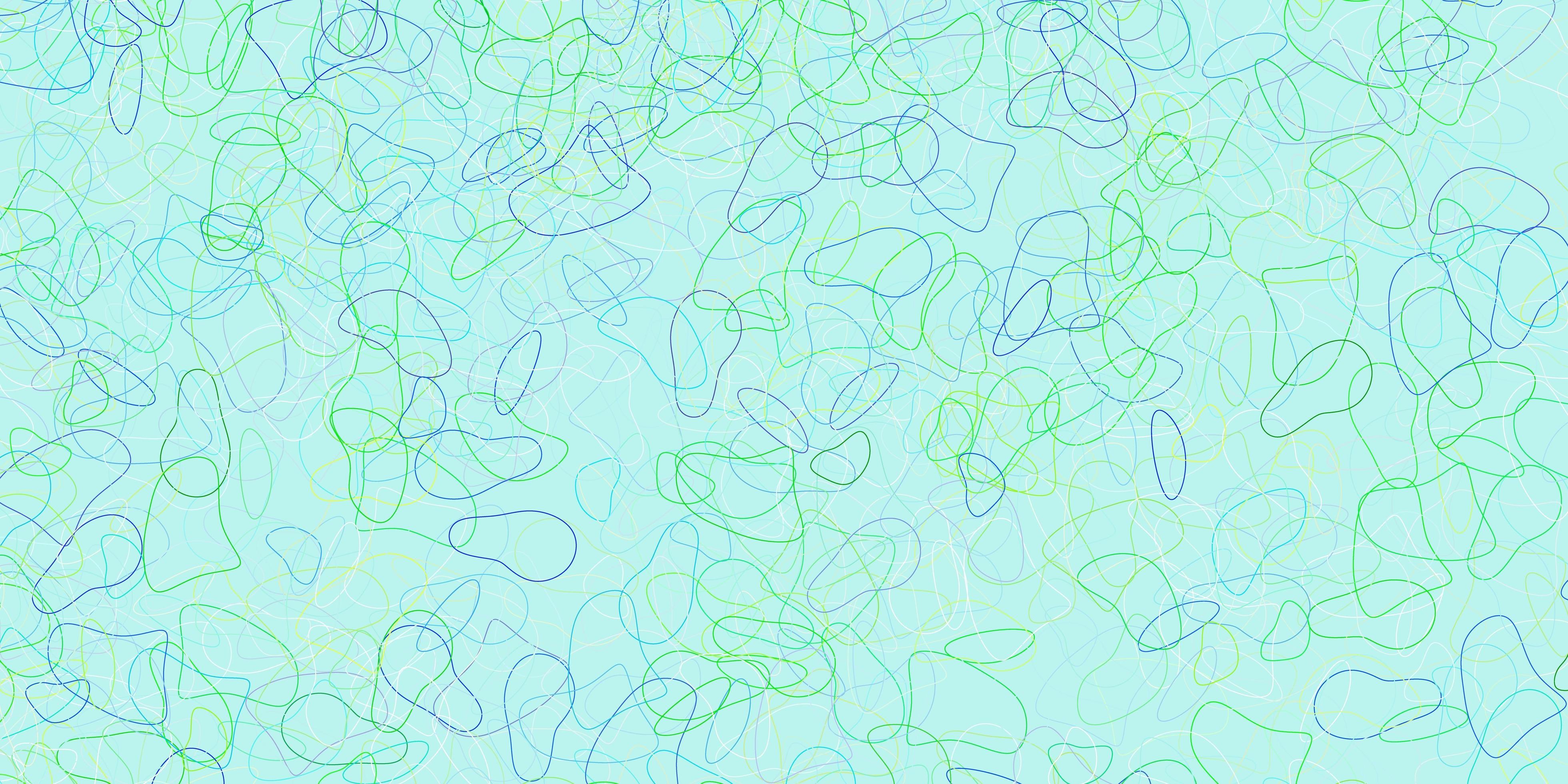 Light Blue Green Vector Pattern With Abstract Shapes 1813006 Vector