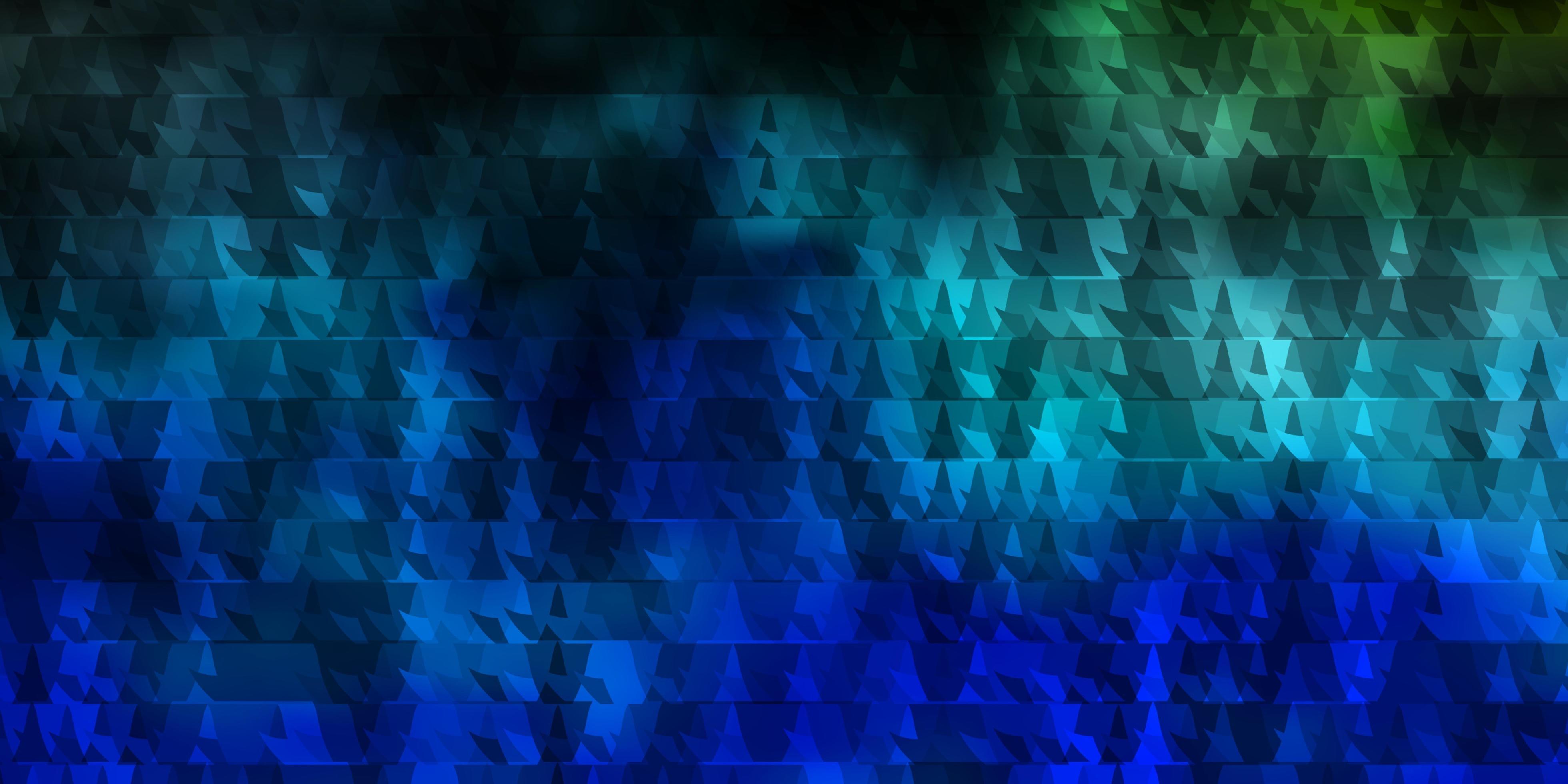 Dark Blue Green Vector Template With Lines Triangles 1814656 Vector