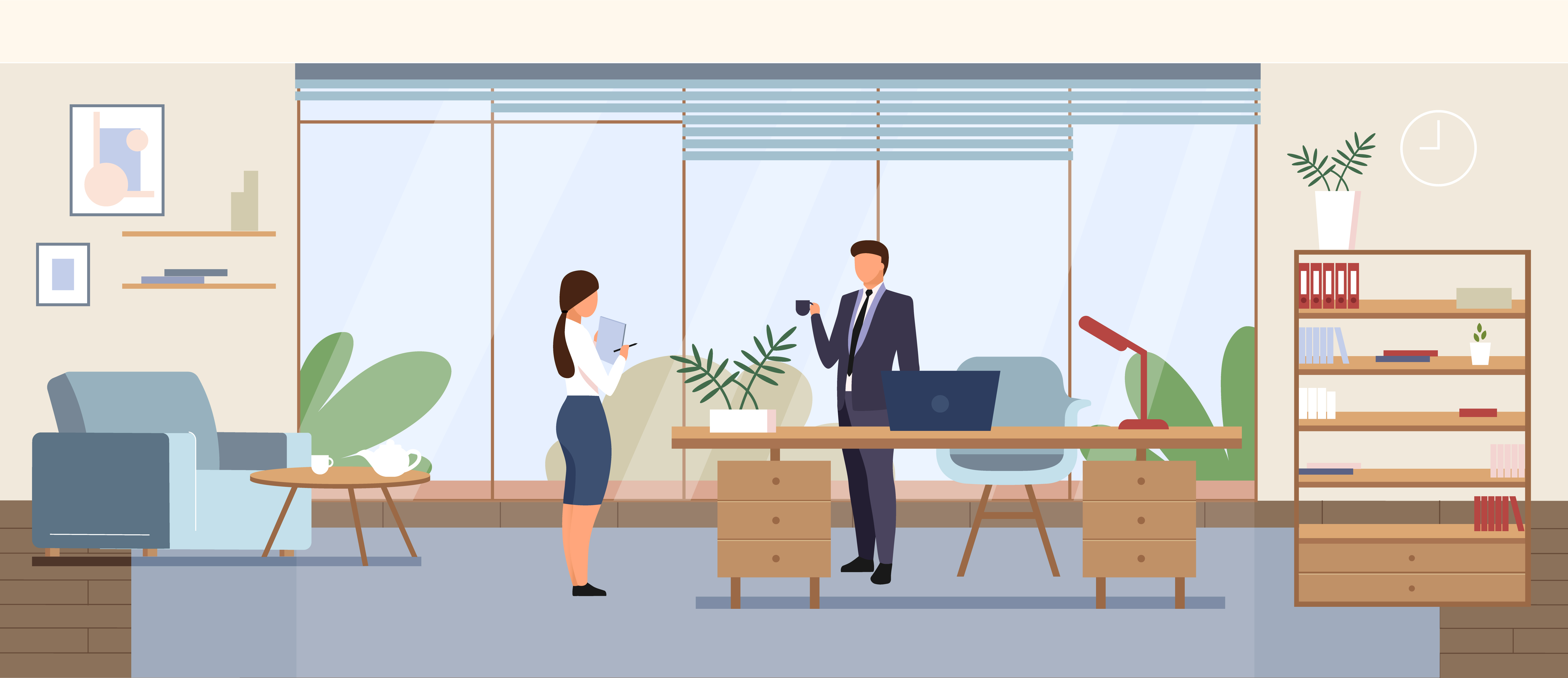 Business office vector illustration 1815526 Vector Art at Vecteezy Business office vector illustration 1815526 Vector Art at Vecteezy