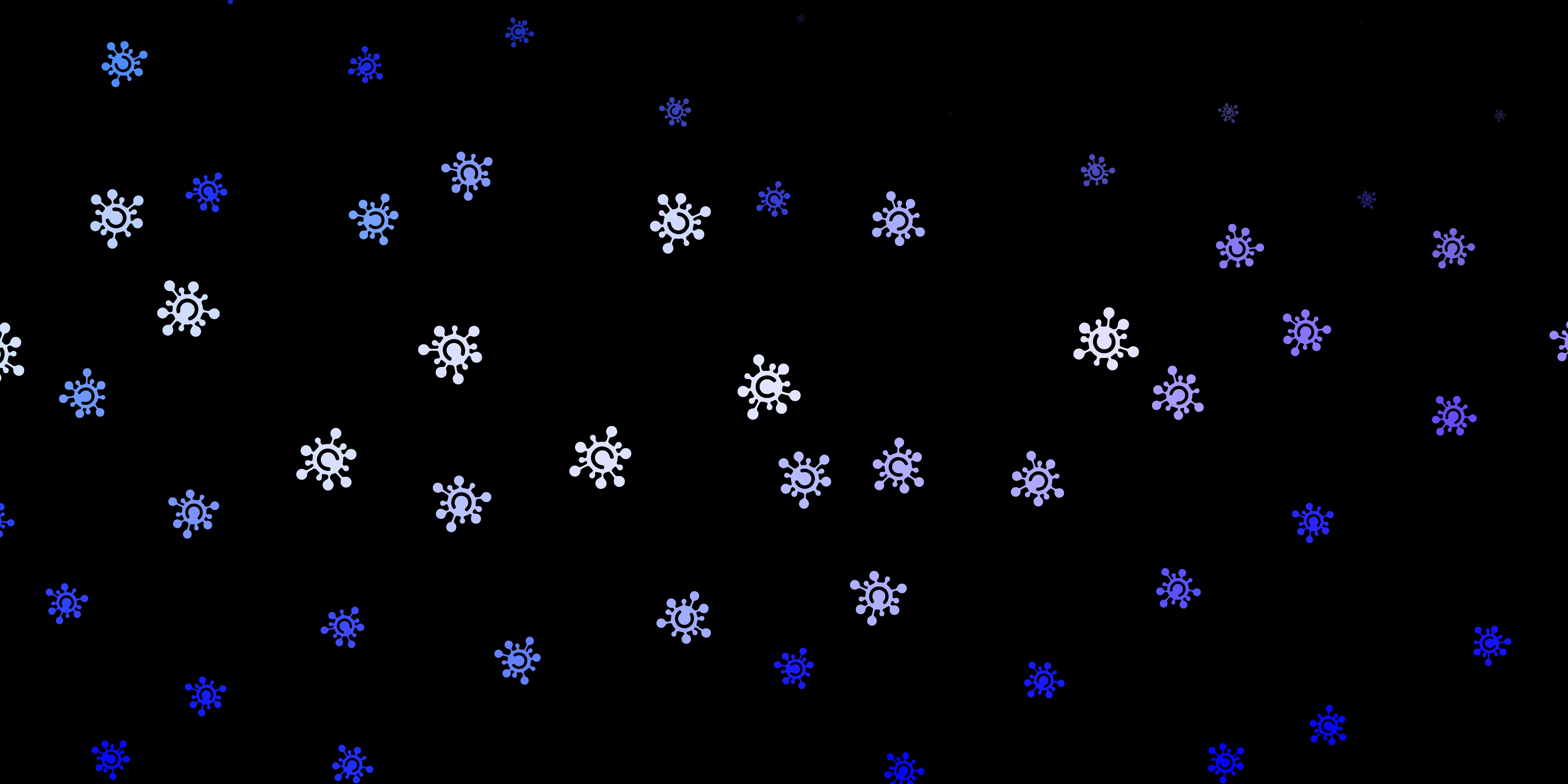 Dark purple vector texture with disease symbols. 1820885 Vector Art at ...