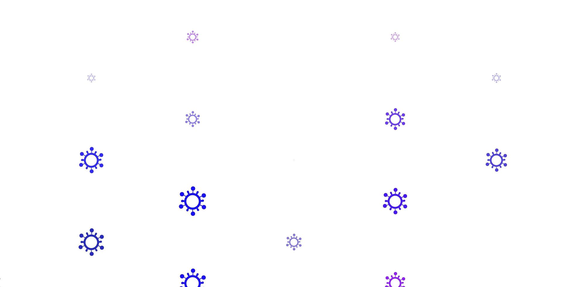 Light Purple vector backdrop with virus symbols. 1823494 Vector Art at ...