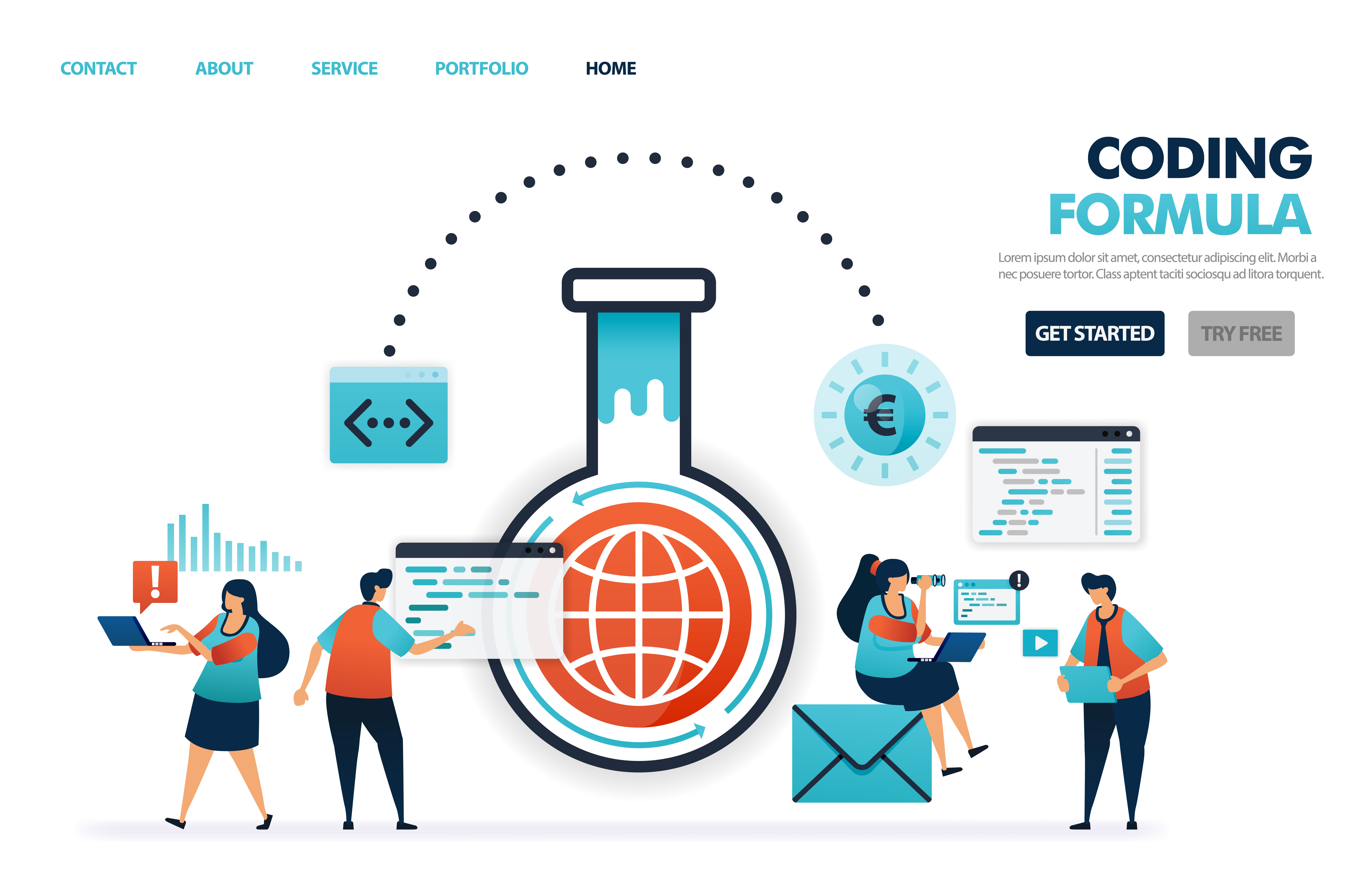 formulas in coding and programming software and apps. advances in ...