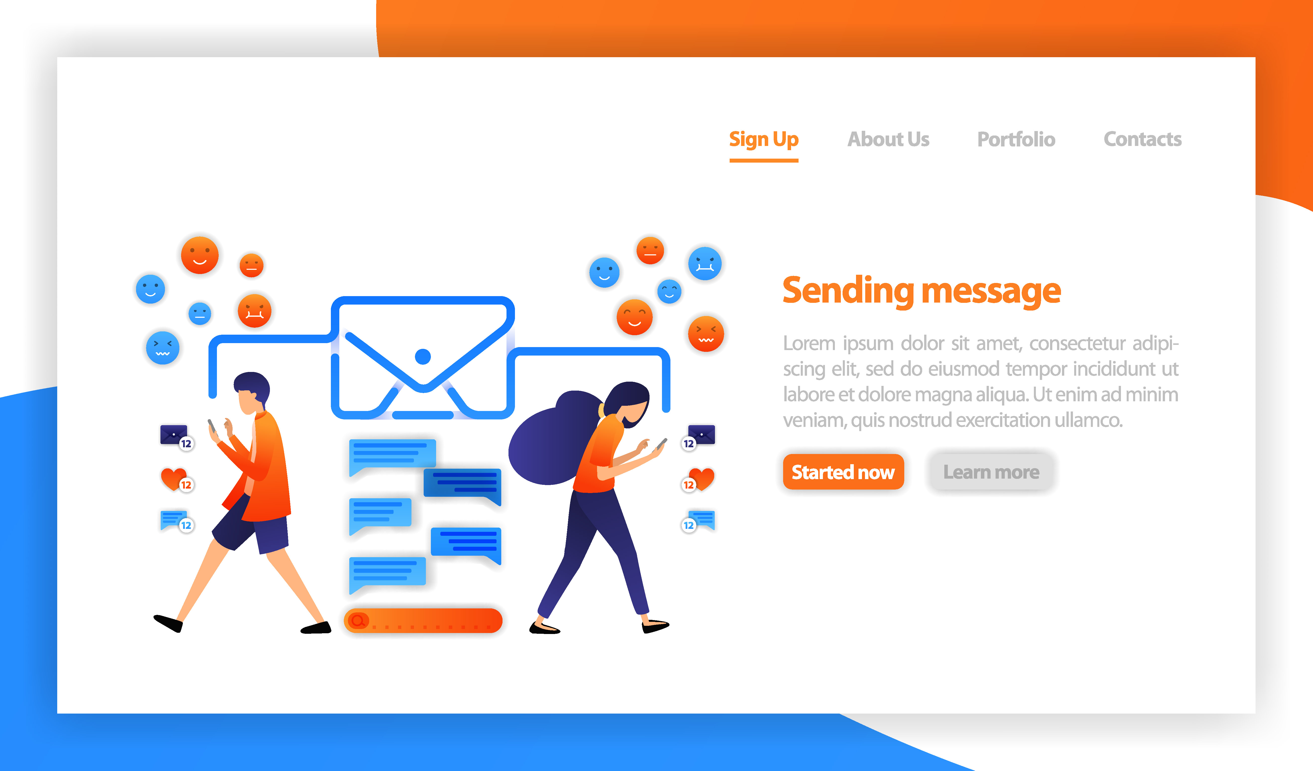 flat vector illustration for web, banner, landing page, mobile. concept ...