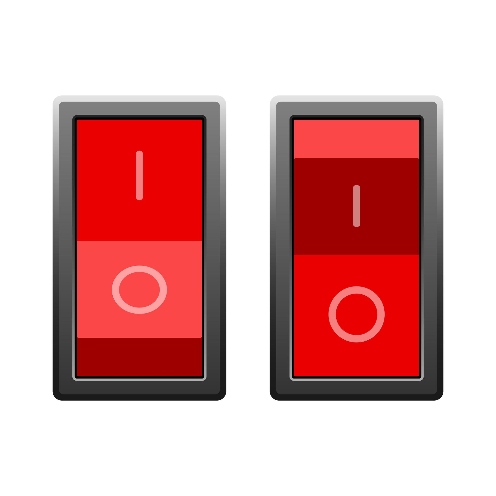 Ilustración de diseño de vector de interruptor de encendido y apagado ... Ilustración de diseño de vector de interruptor de encendido y apagado ...