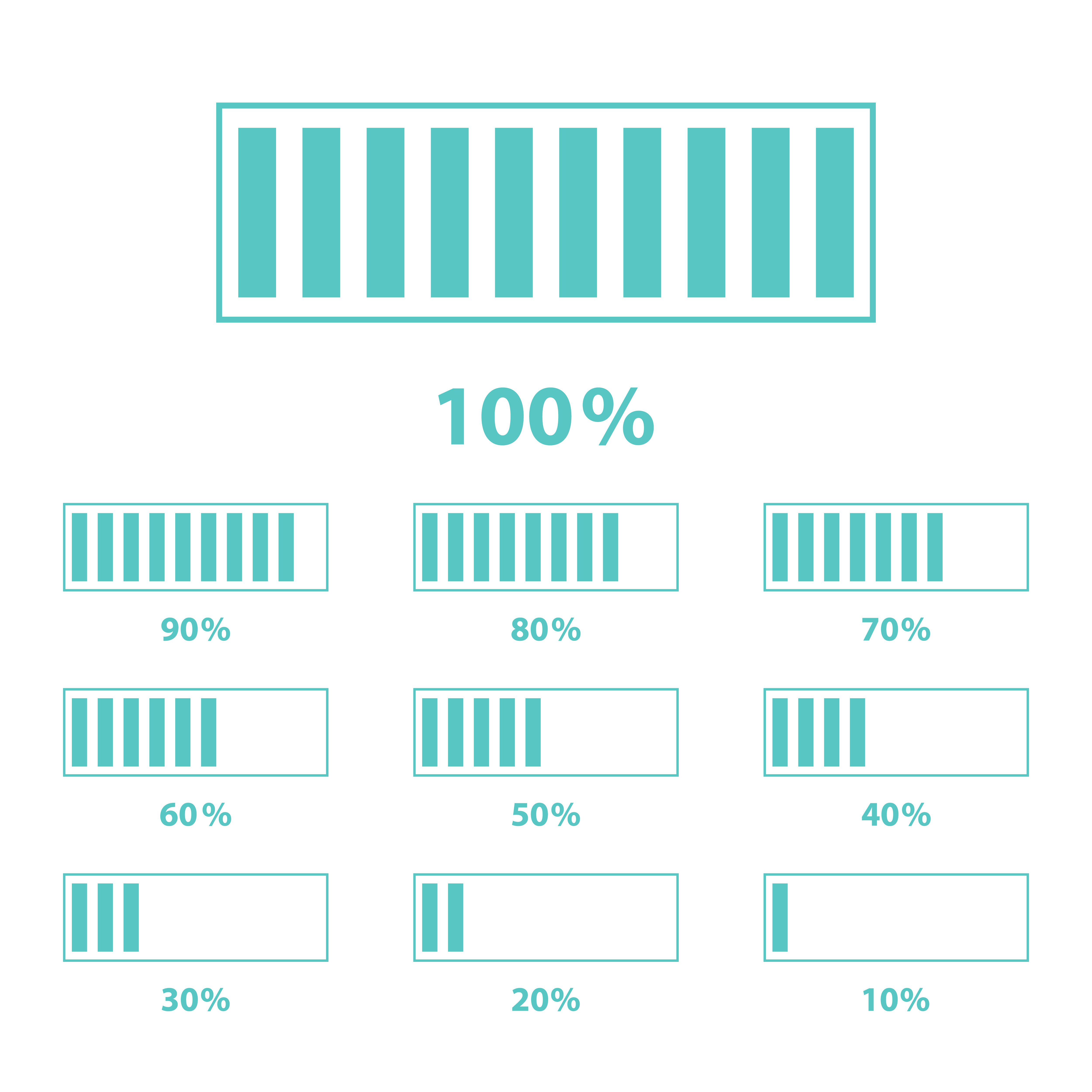 Loading bar set 1838192 Vector Art at Vecteezy