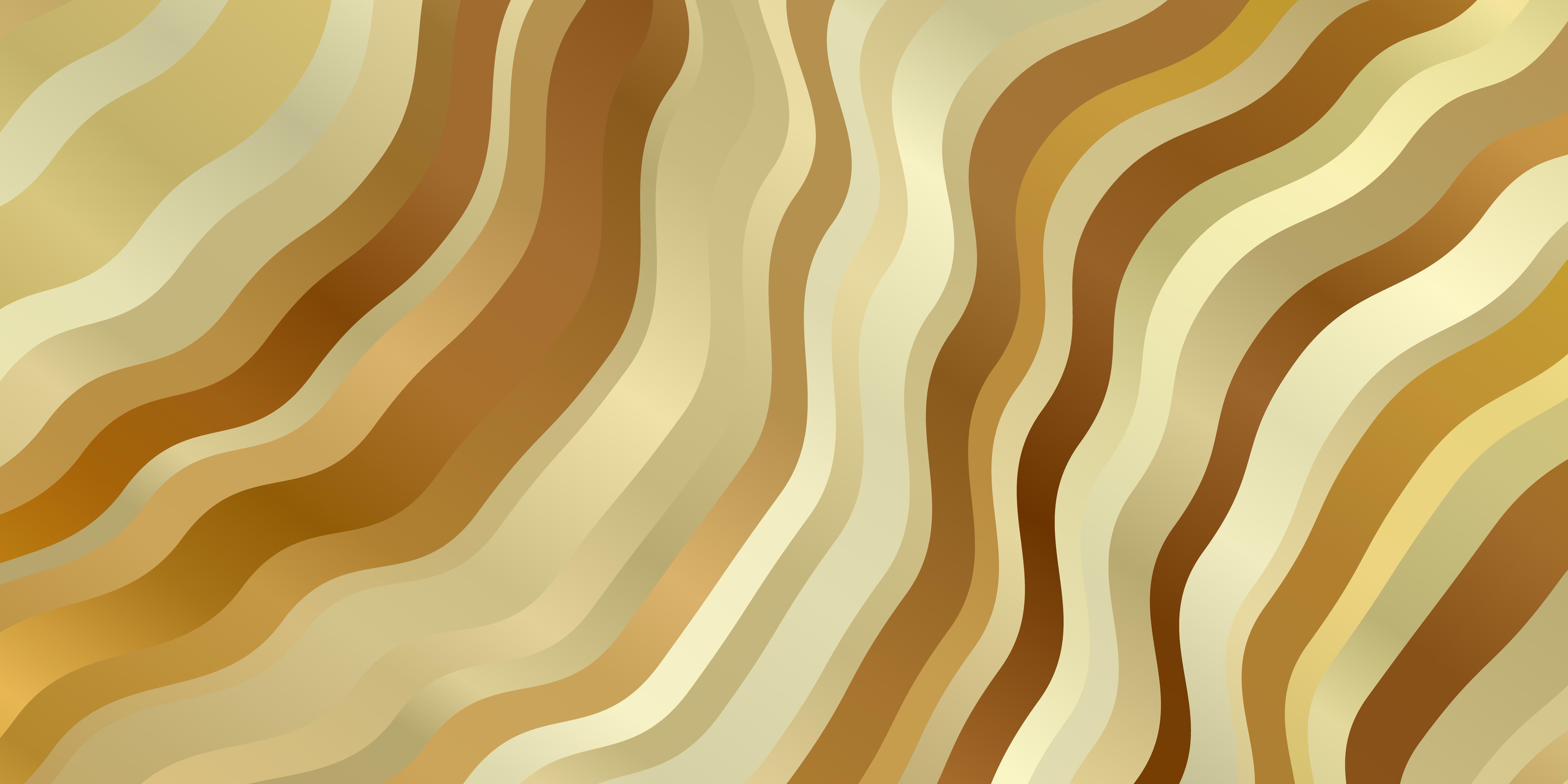 Light Orange Vector Pattern With Curved Lines 1840230 Vector Art At Vecteezy