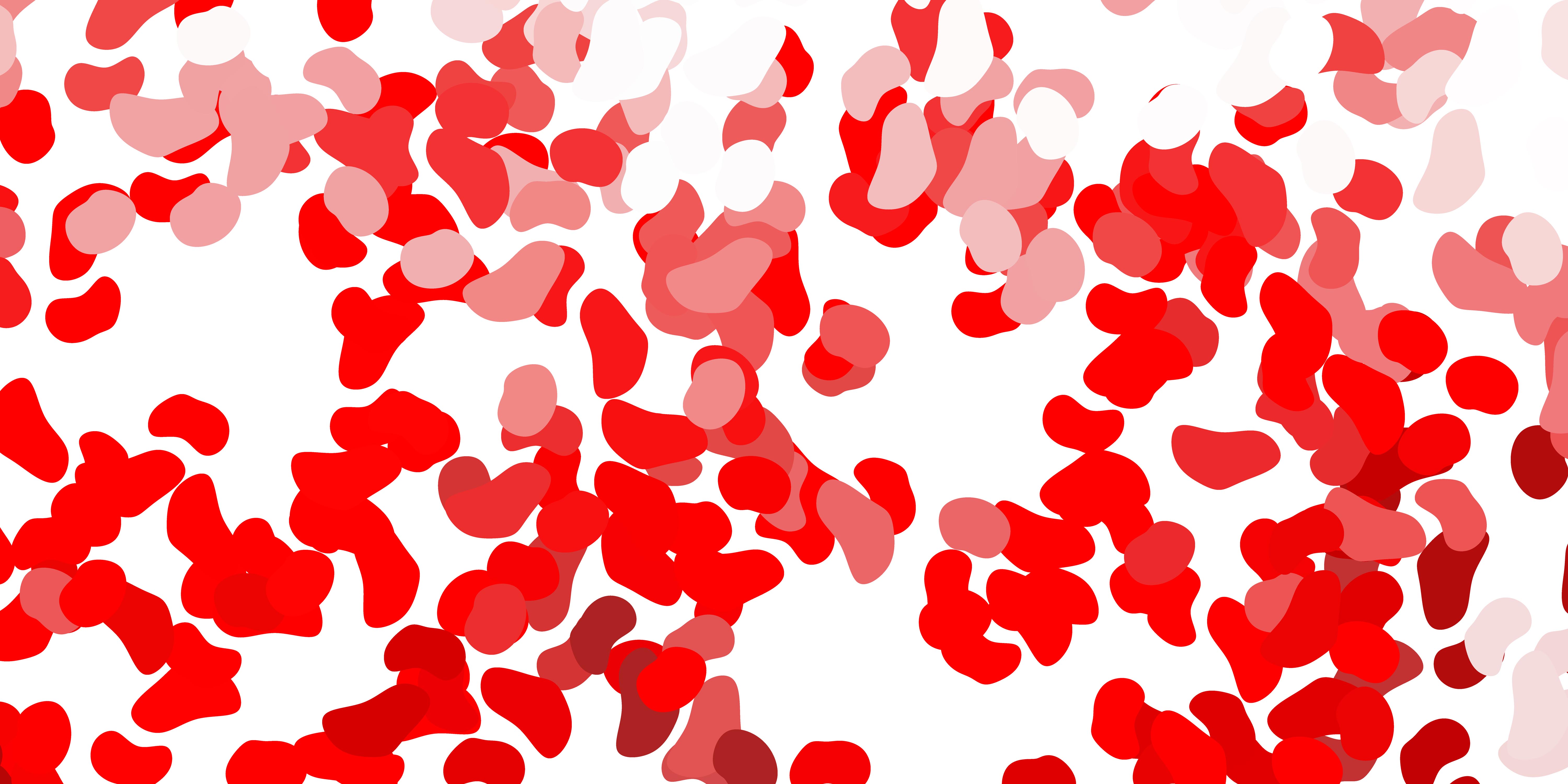Light Red Vector Background With Random Forms 1841420 Vector Art At Vecteezy