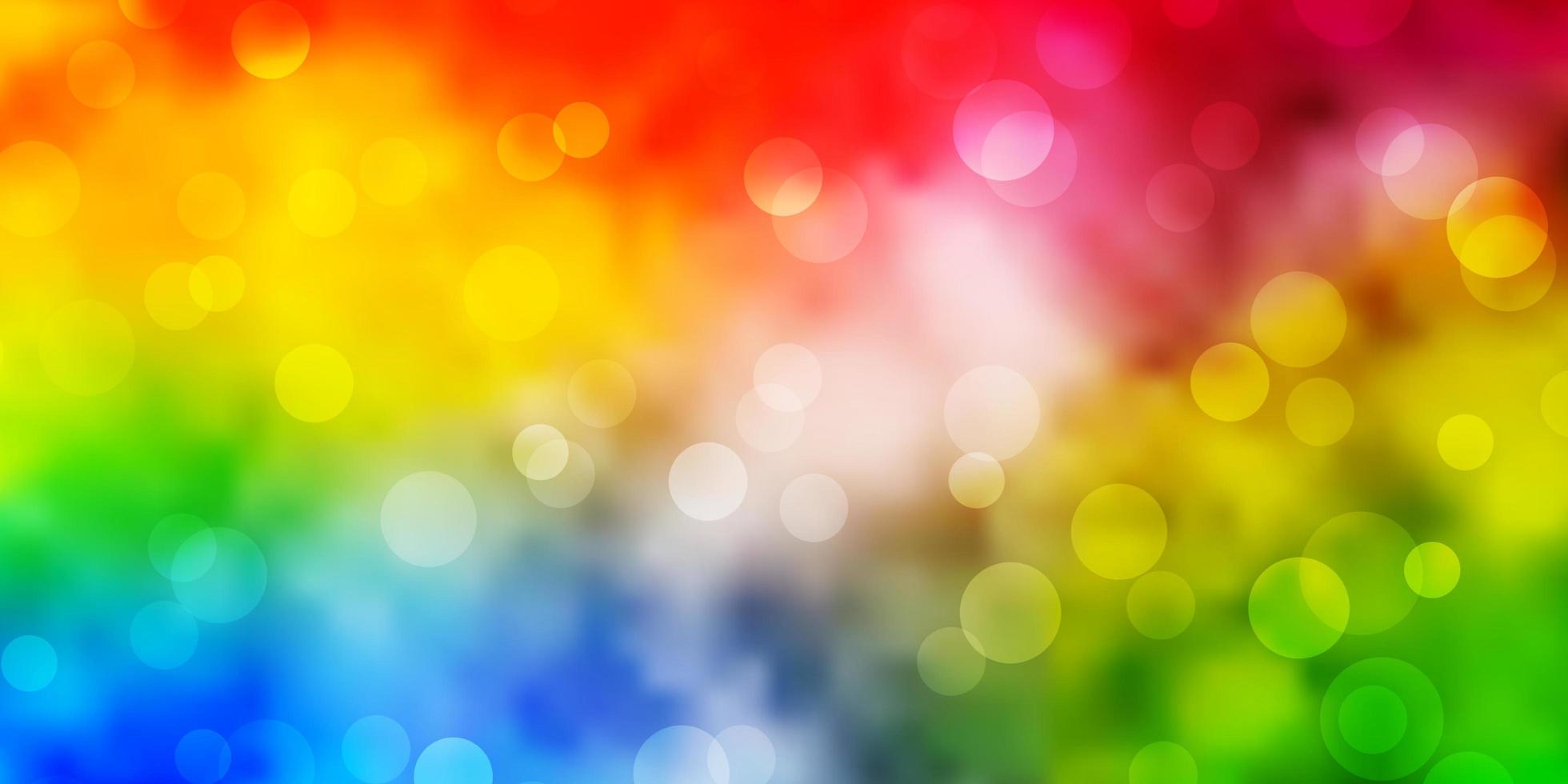 Light Multicolor vector background with circles. 1842768 Vector Art at ...