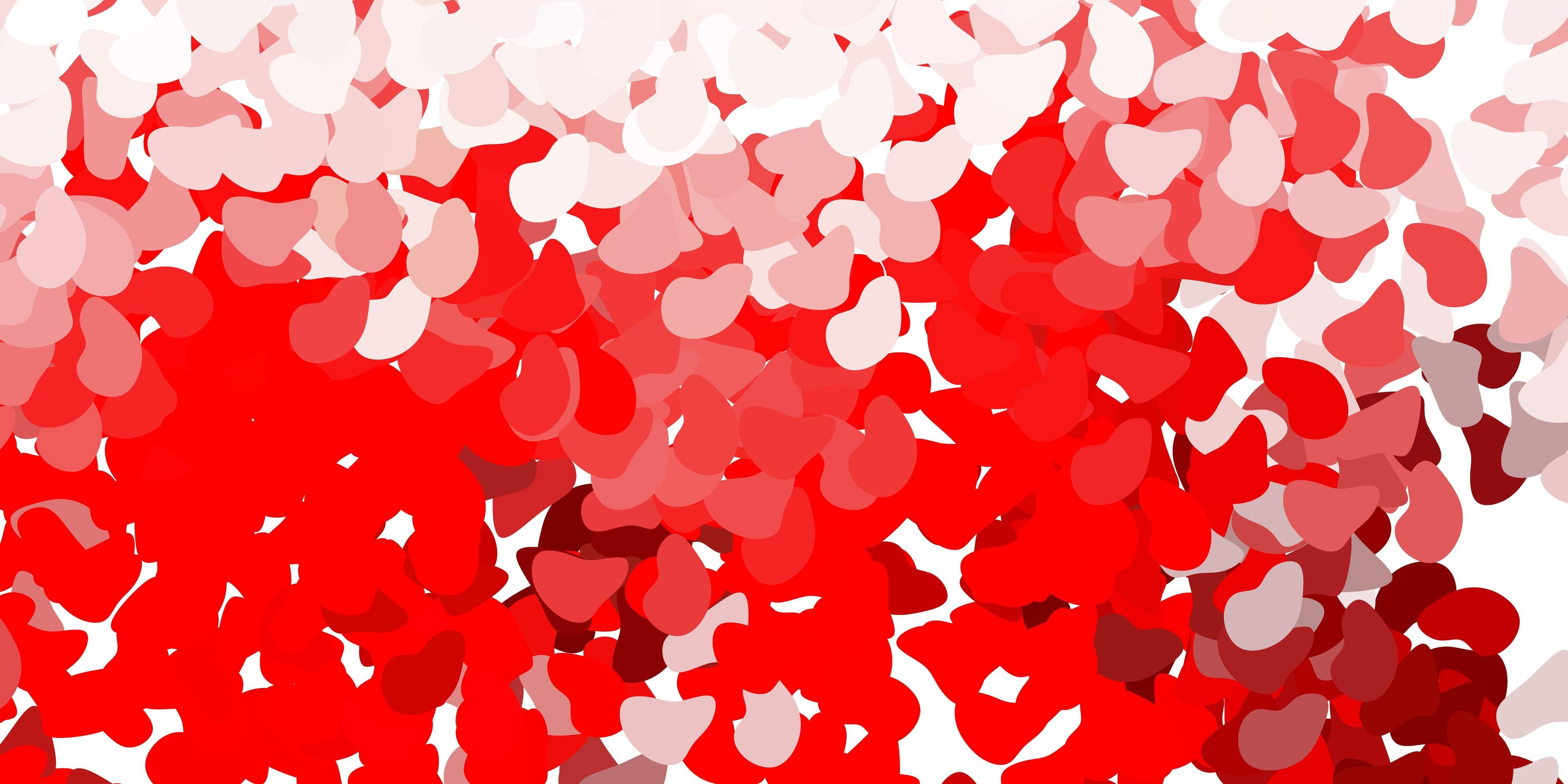 Light Red Vector Background With Random Forms 1844294 Vector Art At Vecteezy