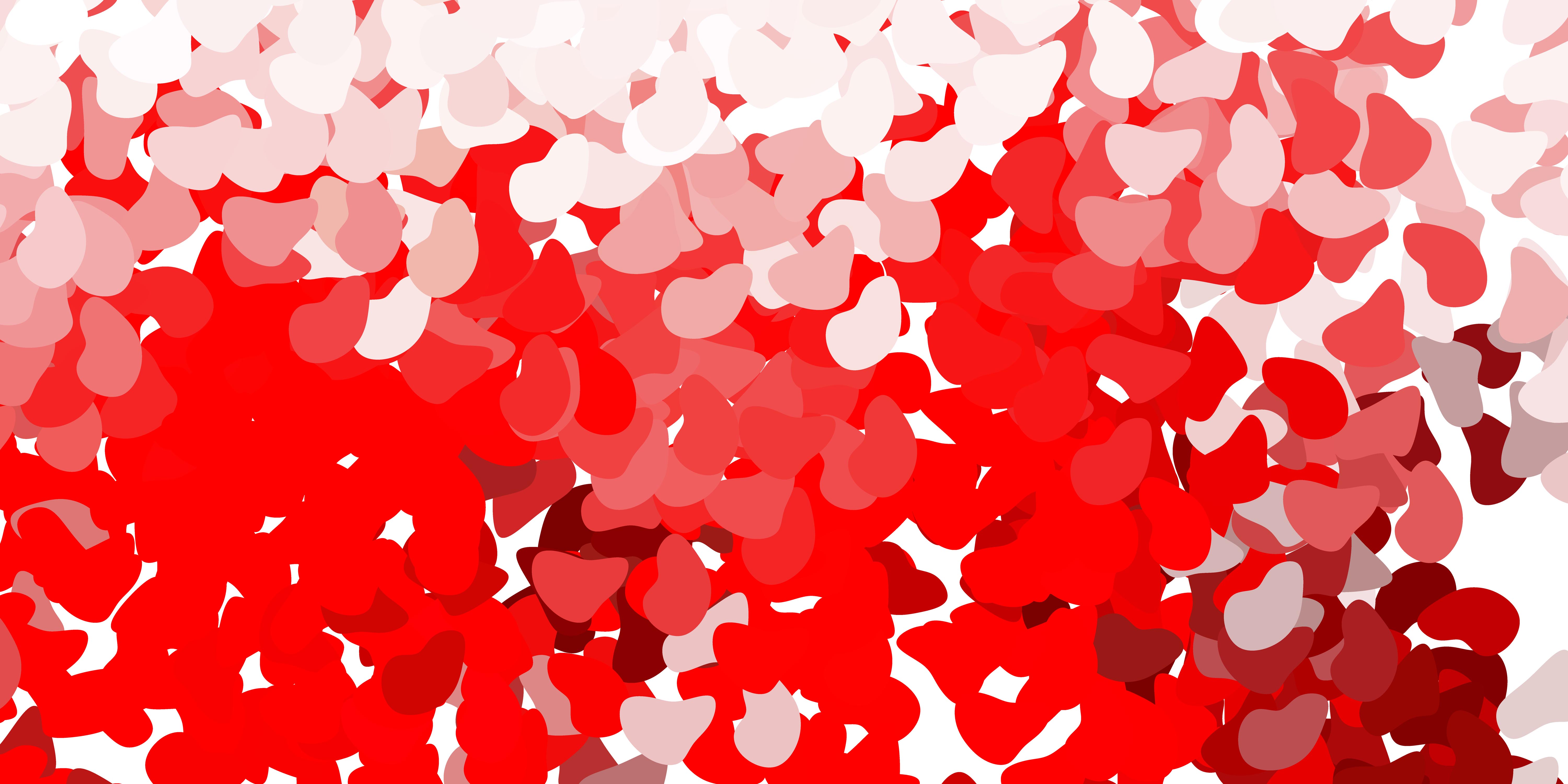 Light Red Vector Background With Random Forms 1844294 Vector Art At Vecteezy