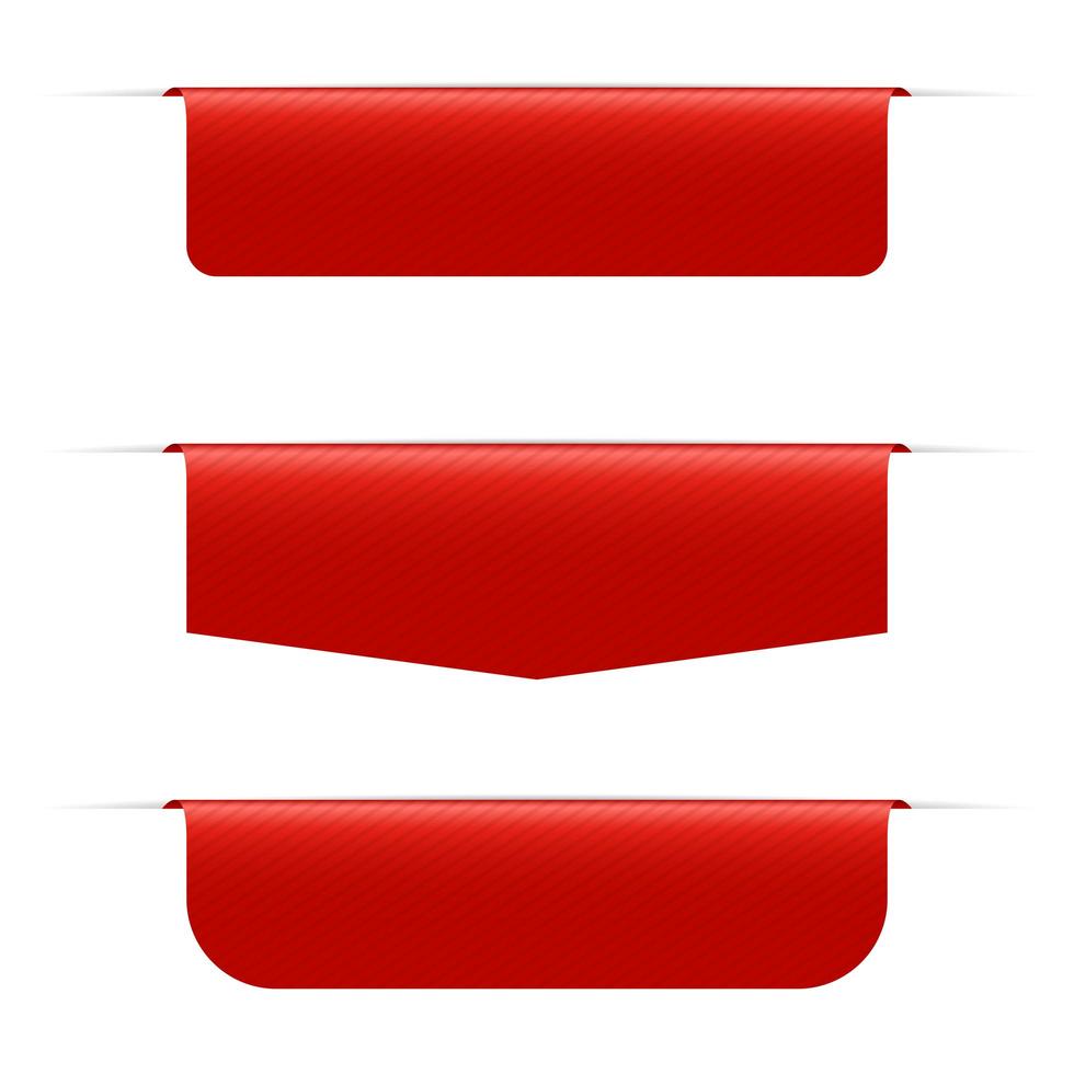 Banner set vector design illustration isolated on white background ... Banner set vector design illustration isolated on white background ...