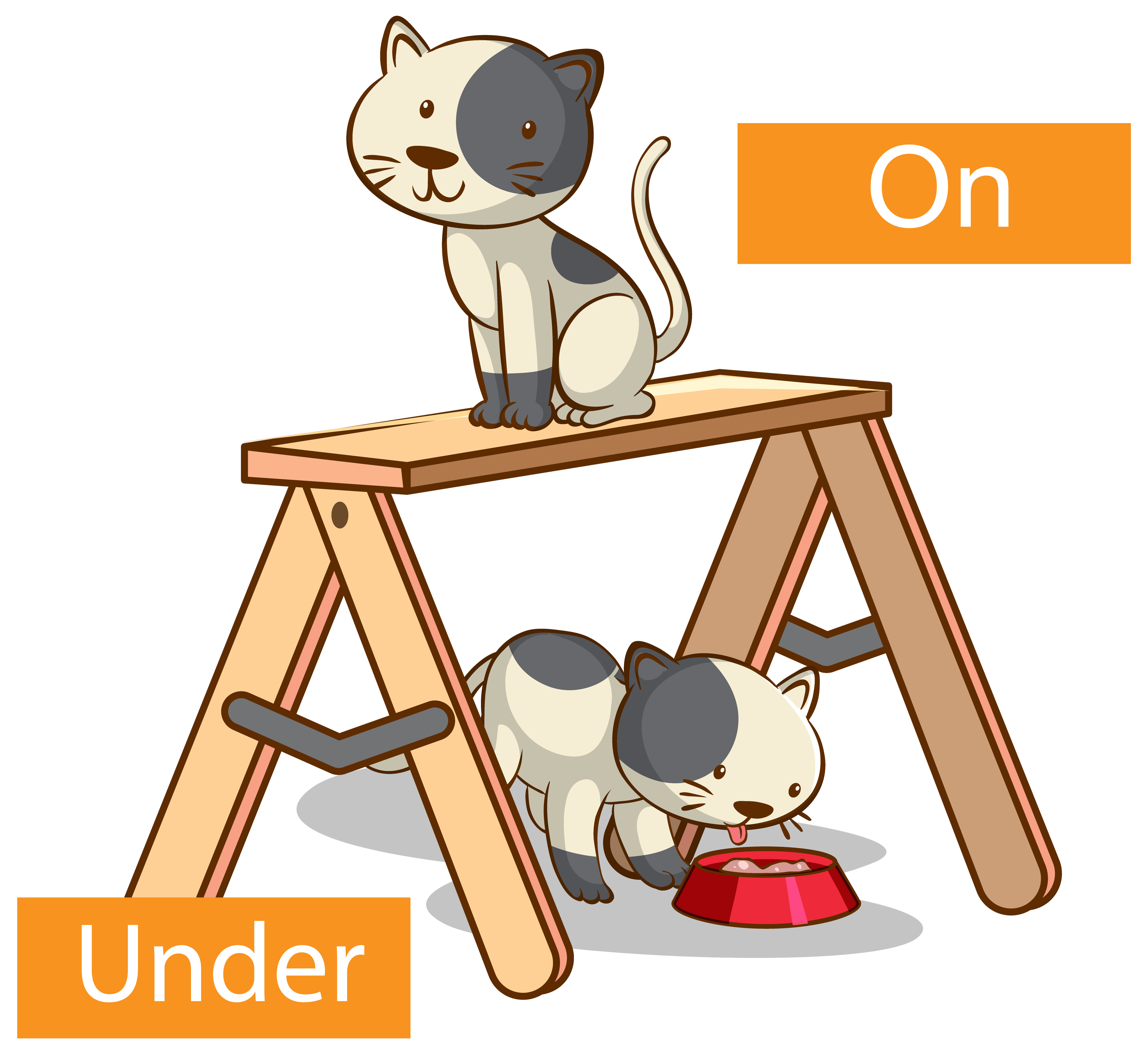 Opposite Preposition Words With On And Under 1845051 Vector Art At Vecteezy opposite-preposition-words-with-on-and-under-1845051-vector-art-at-vecteezy