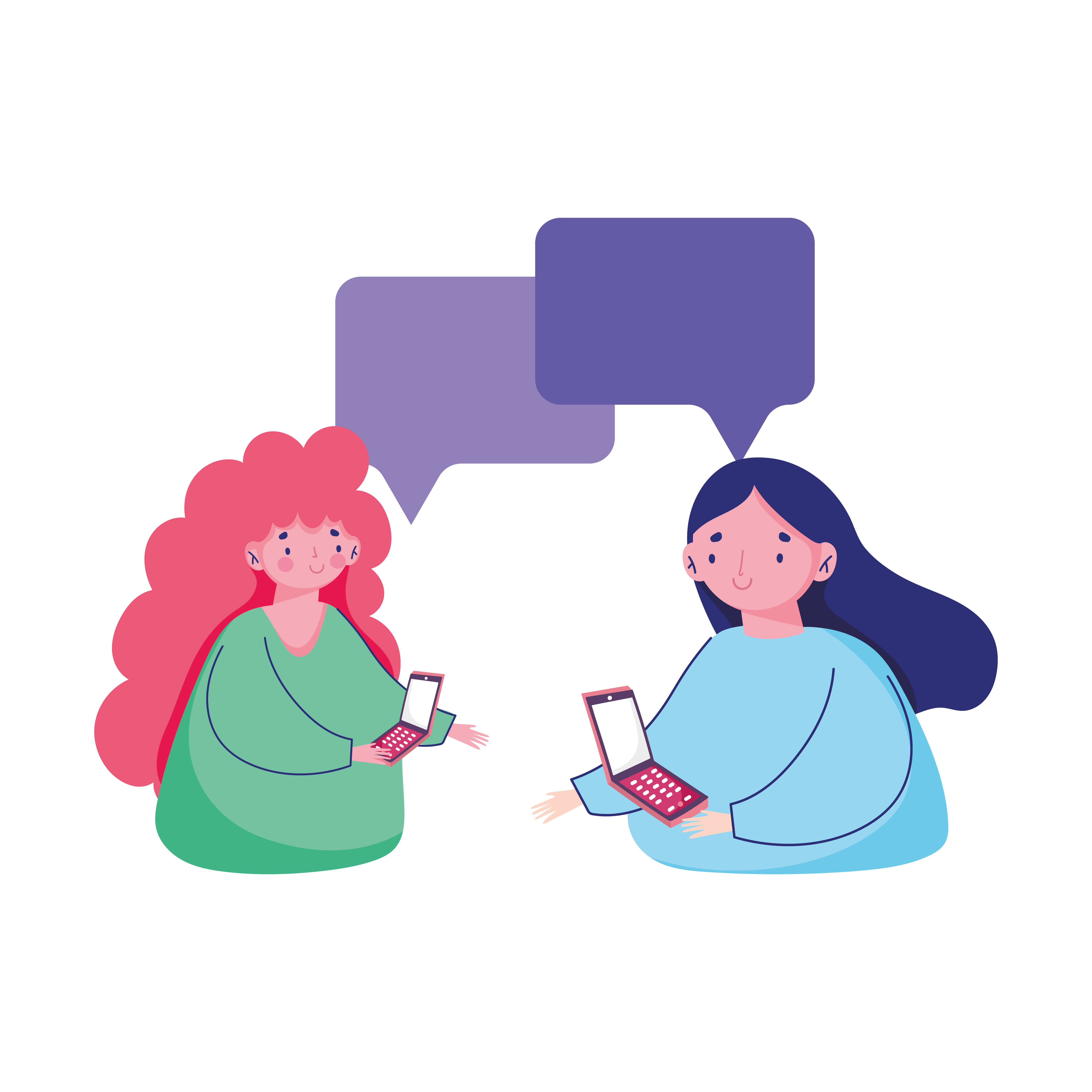 people and smartphone, women using mobile texting chatting cartoon ... people and smartphone, women using mobile texting chatting cartoon ...