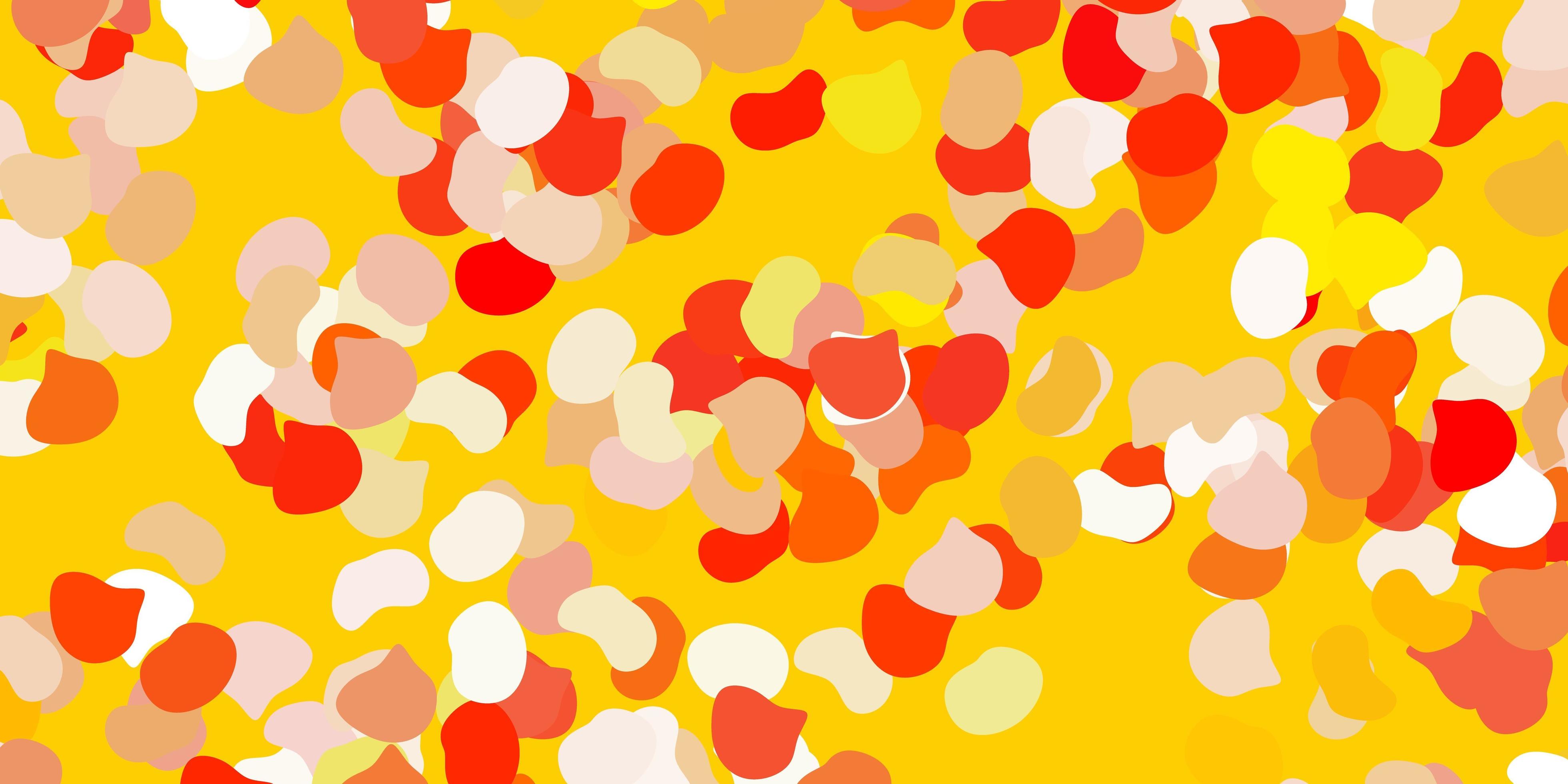 Light Orange Vector Pattern With Abstract Shapes 1860437 Vector Art At Vecteezy